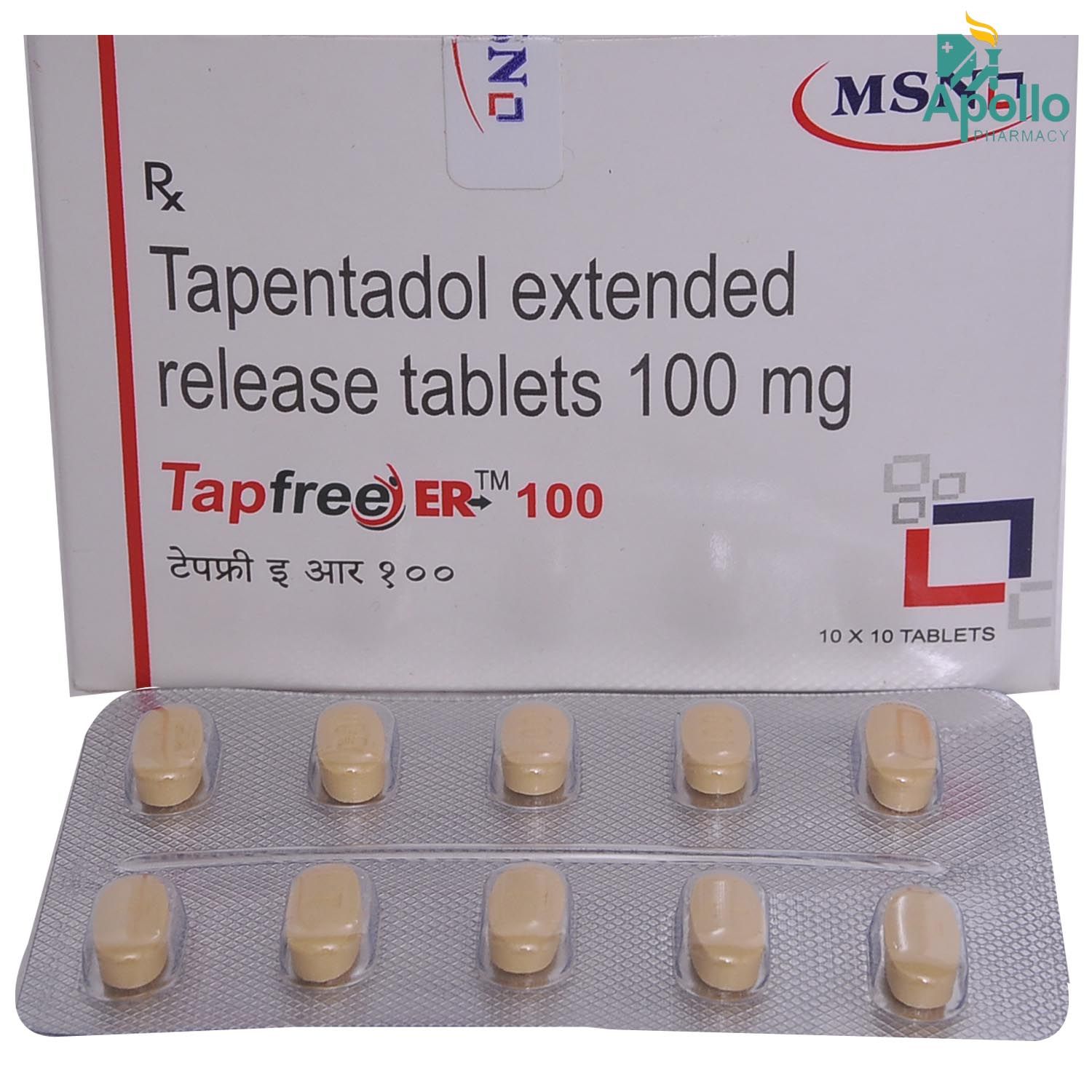 TAPFREE ER 100 TABLET 10'S Price, Uses, Side Effects, Composition ...