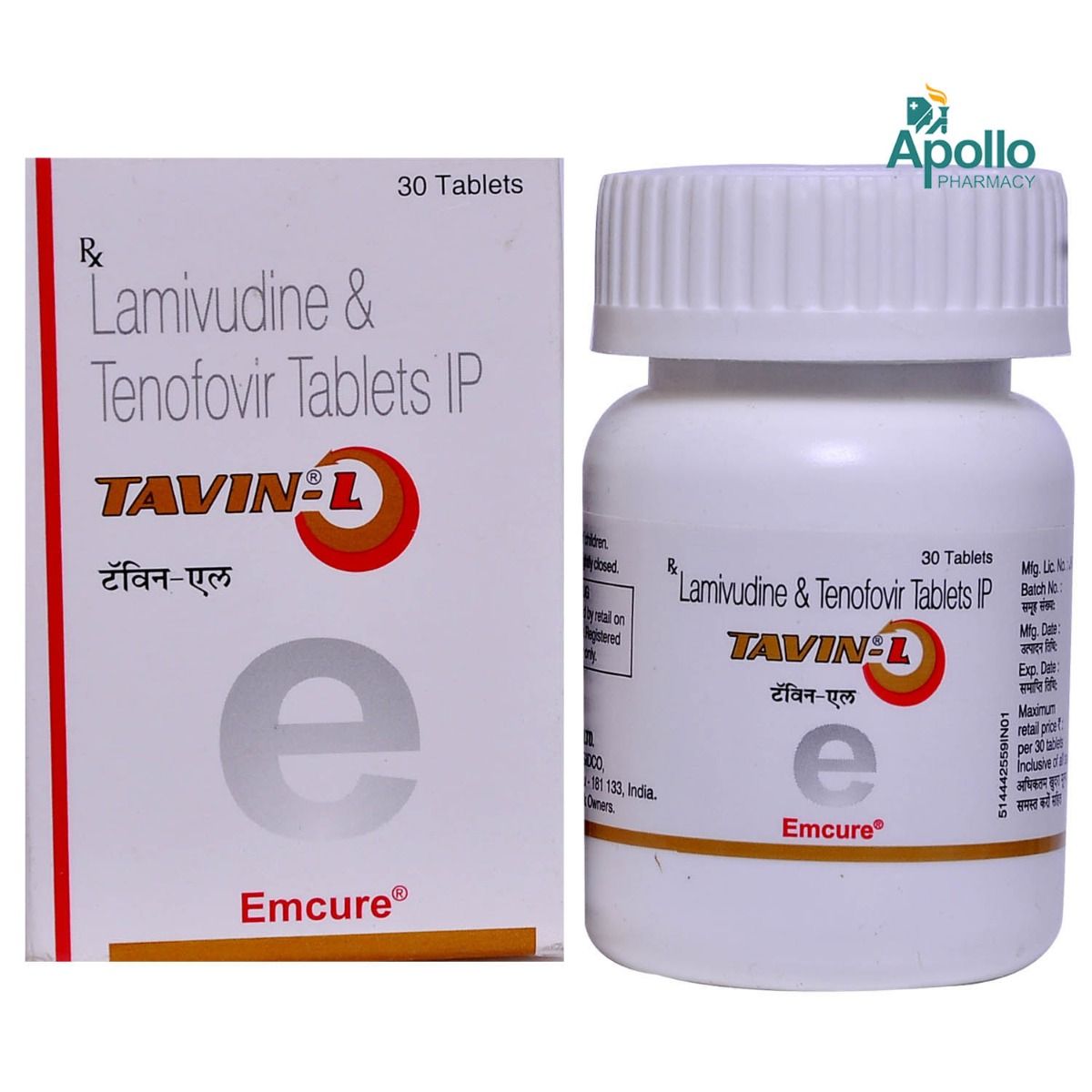 Tavin L Tablet 30's Price, Uses, Side Effects, Composition - Apollo ...
