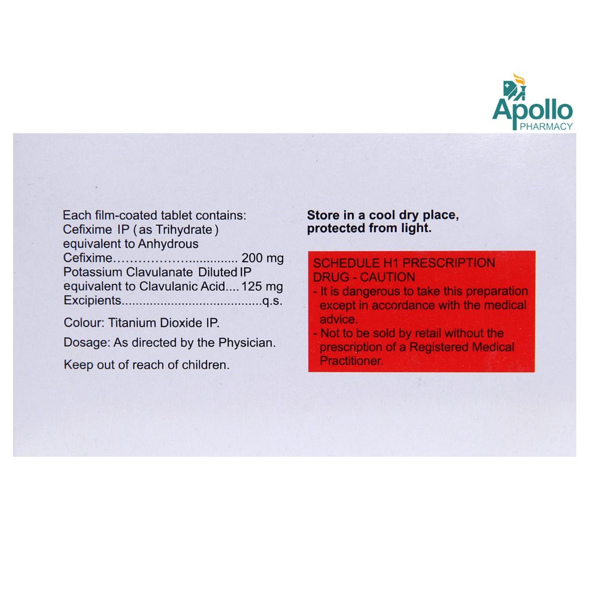 Taxim-O CV 200 Tablet 10's Price, Uses, Side Effects, Composition ...