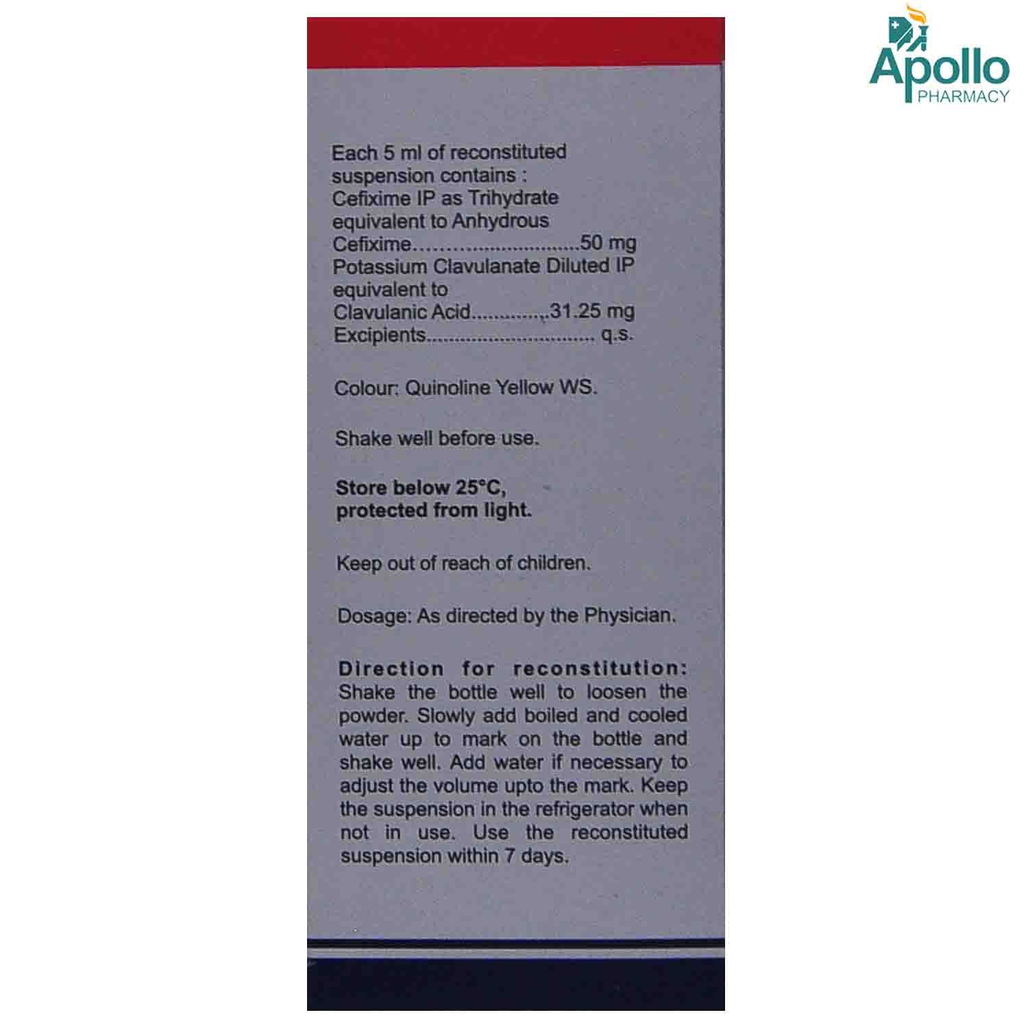 Taxim O CV Dry Syrup 30 ml Price, Uses, Side Effects, Composition ...