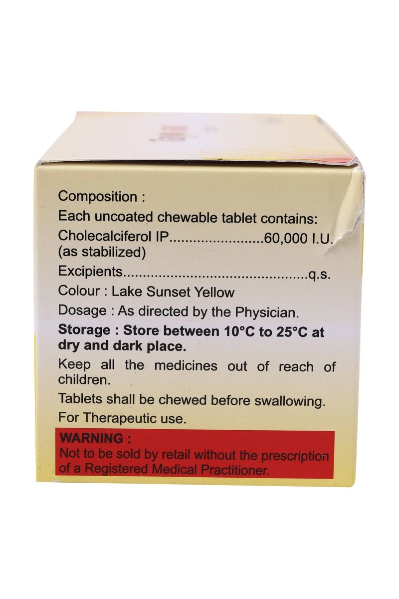 Tayo 60K Orange Tablet 7's Price, Uses, Side Effects, Composition ...