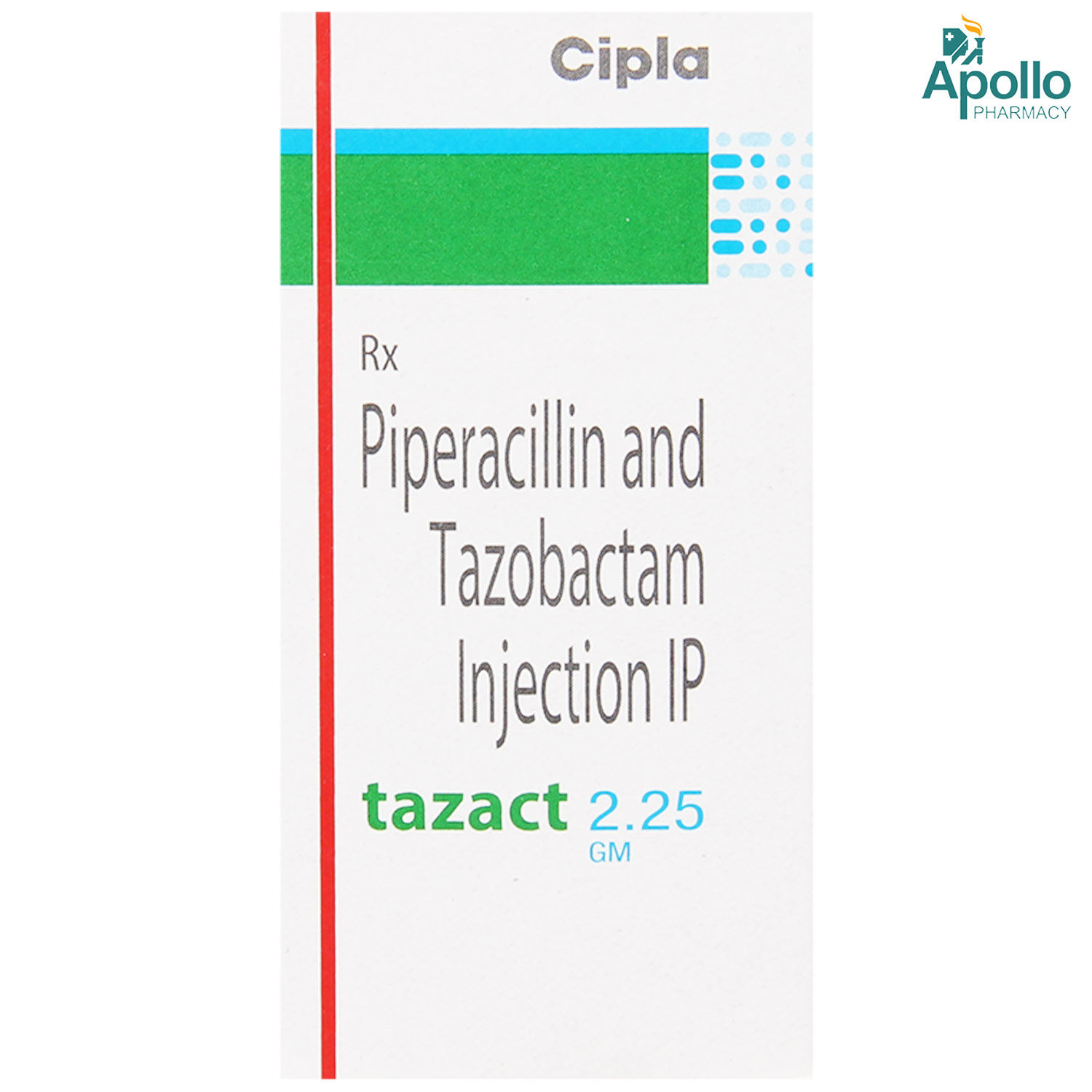 Tazact 2.25 gm Injection 1's Price, Uses, Side Effects, Composition ...