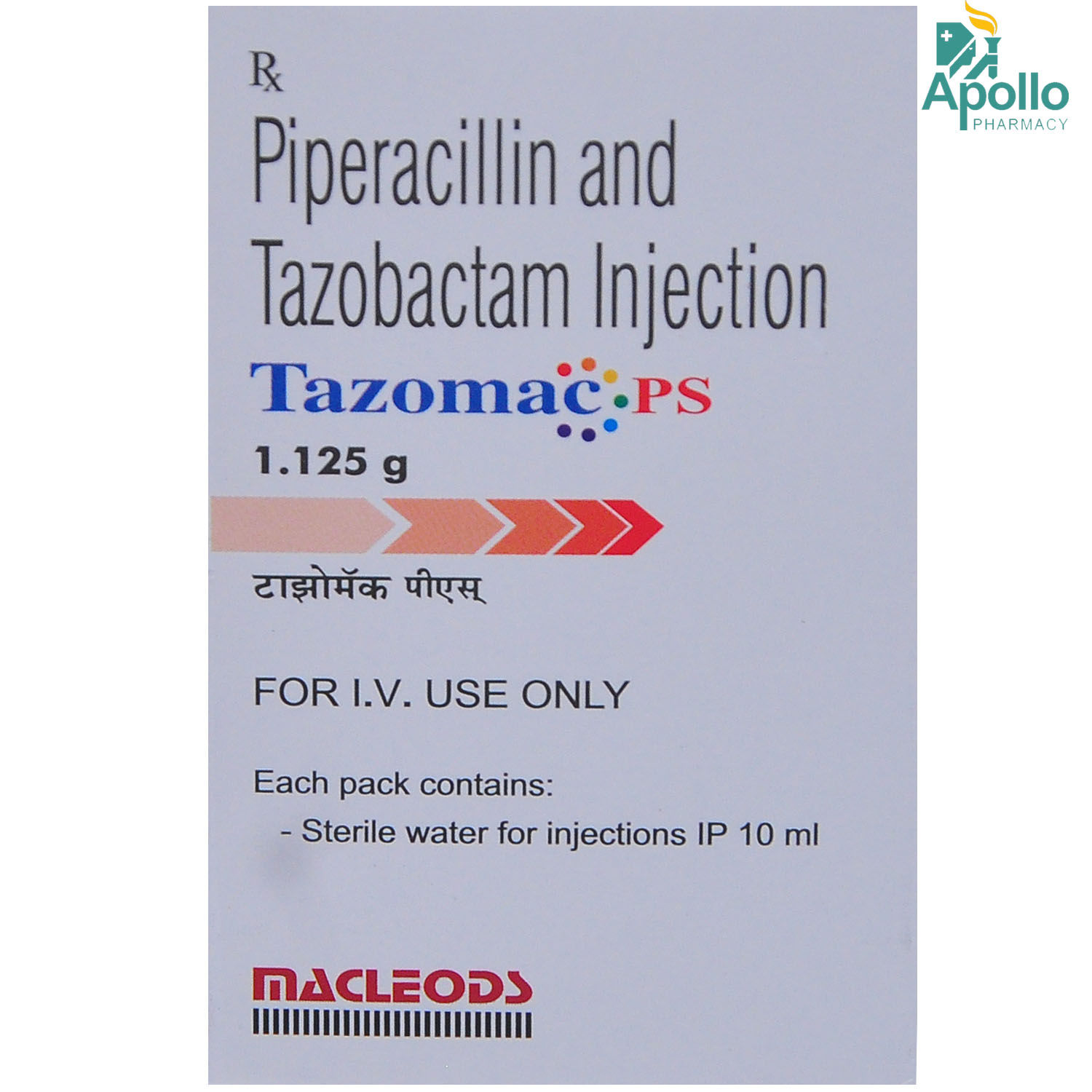 TAZOMAC PS INJECTION 1.125GM Price, Uses, Side Effects, Composition ...