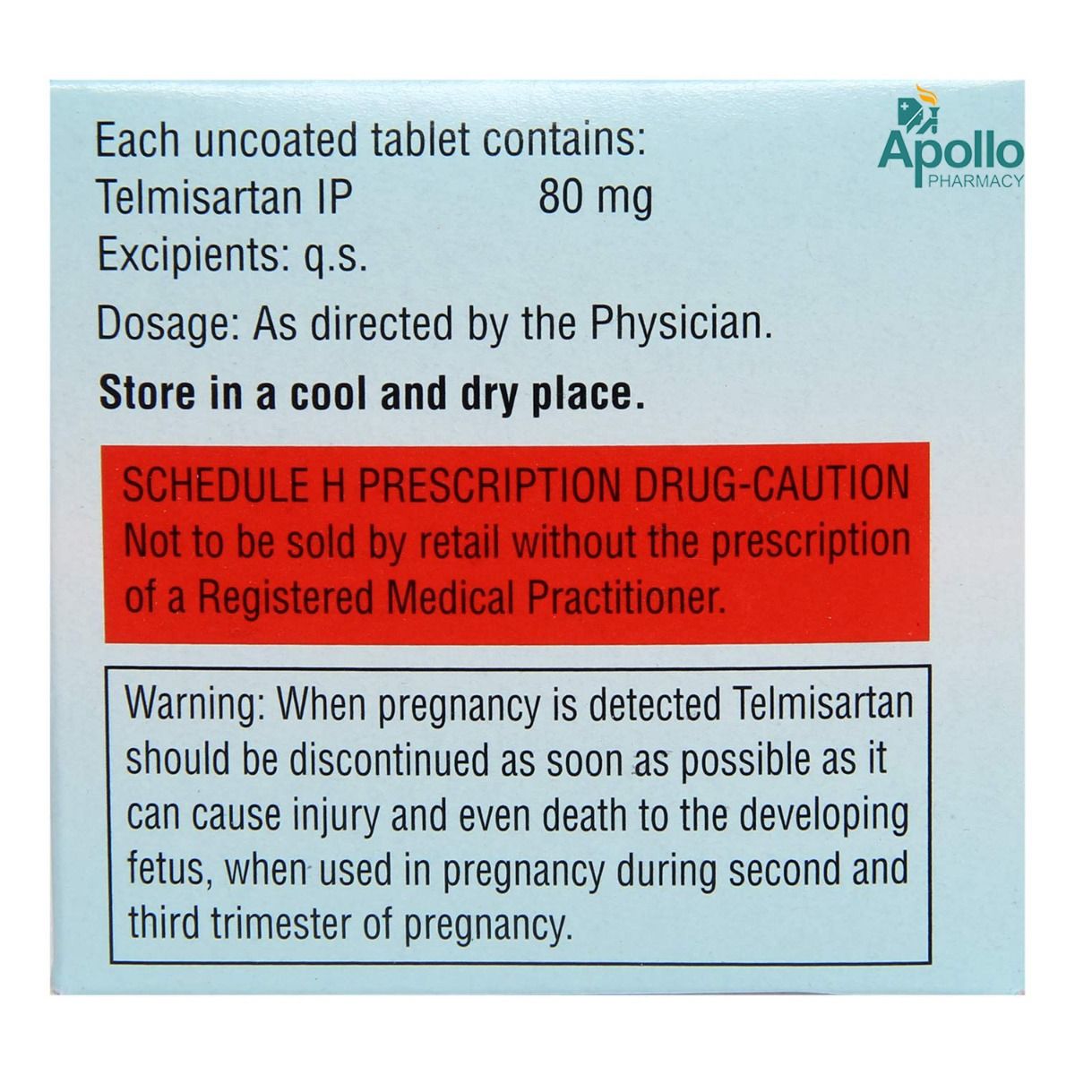Tazloc-80 Tablet 10's Price, Uses, Side Effects, Composition - Apollo ...