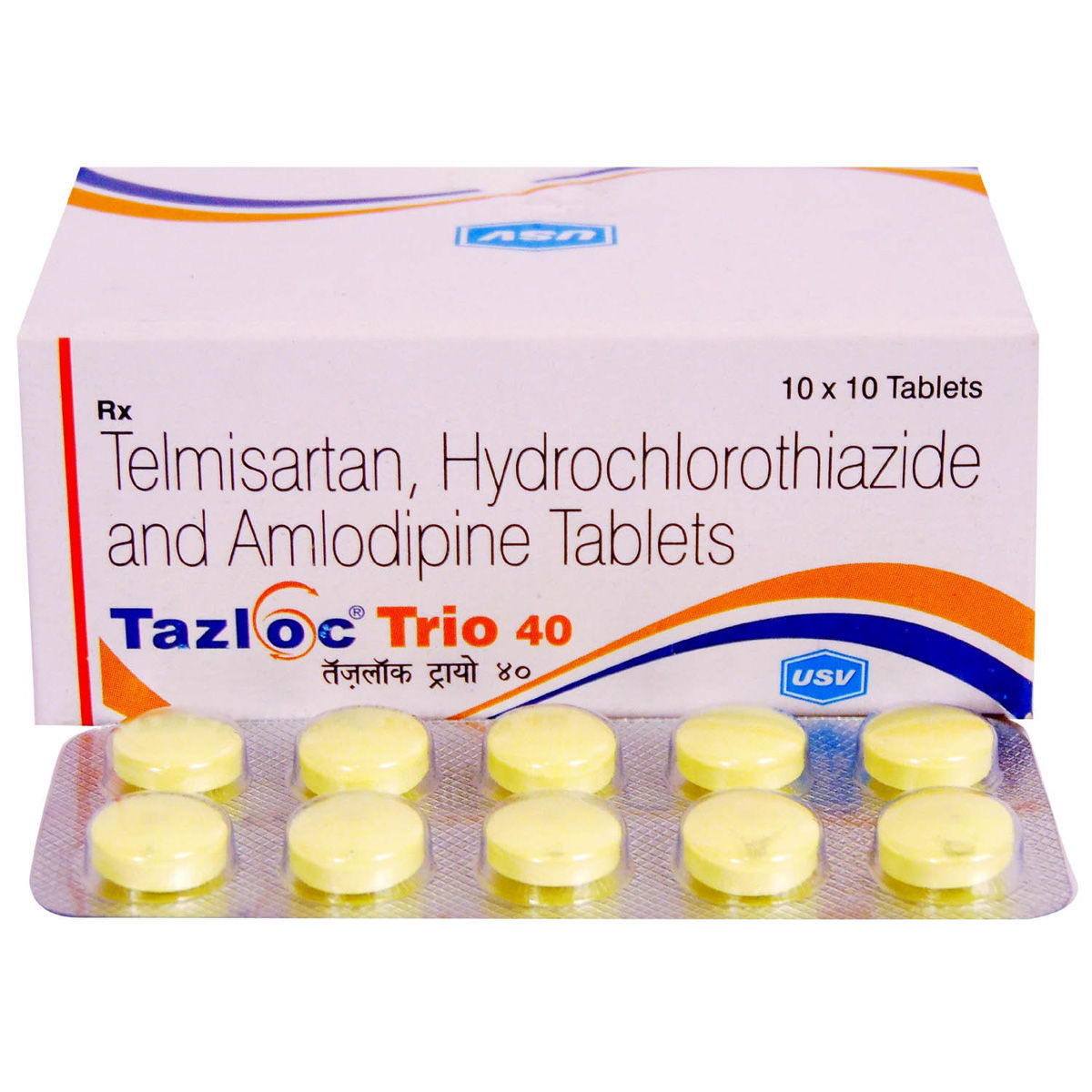 Tazloc Trio 40 Tablet 10's Price, Uses, Side Effects, Composition ...