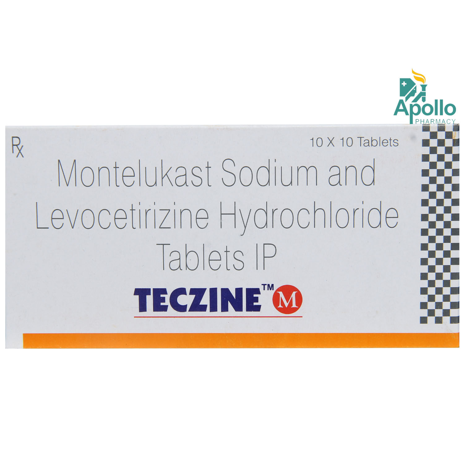 Teczine M Tablet 10's Price, Uses, Side Effects, Composition - Apollo ...