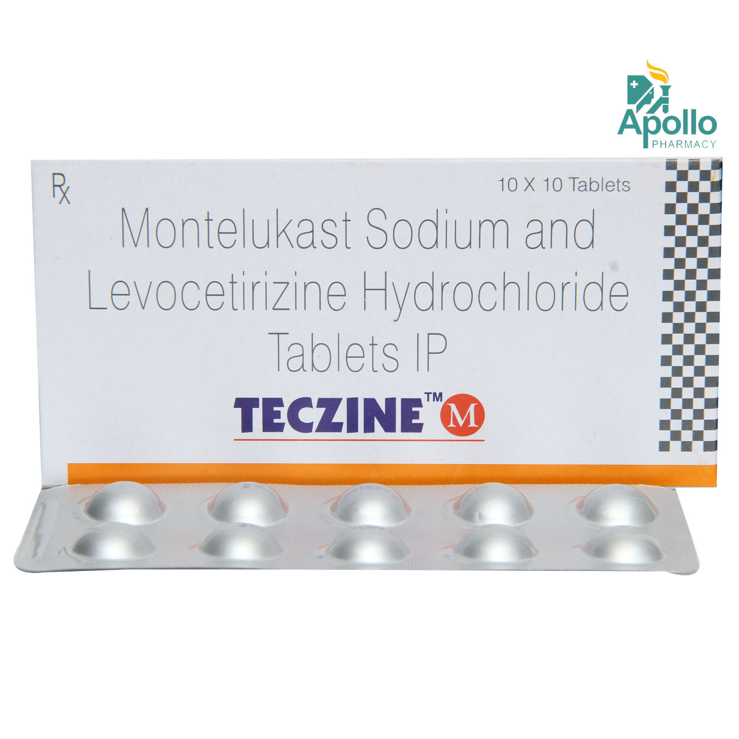 Teczine M Tablet 10's Price, Uses, Side Effects, Composition - Apollo ...