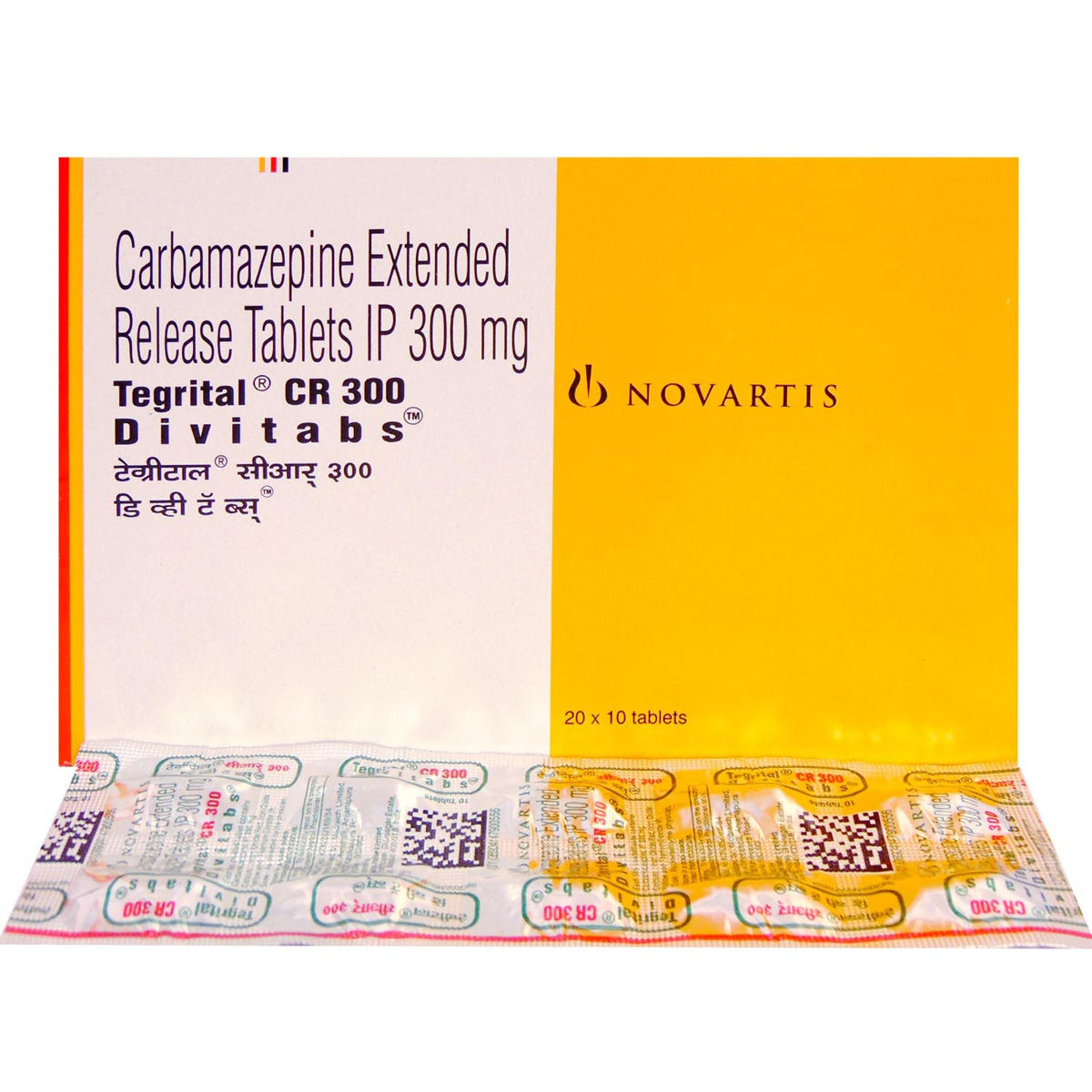 Tegrital CR 300 Divitabs 10's Price, Uses, Side Effects, Composition ...