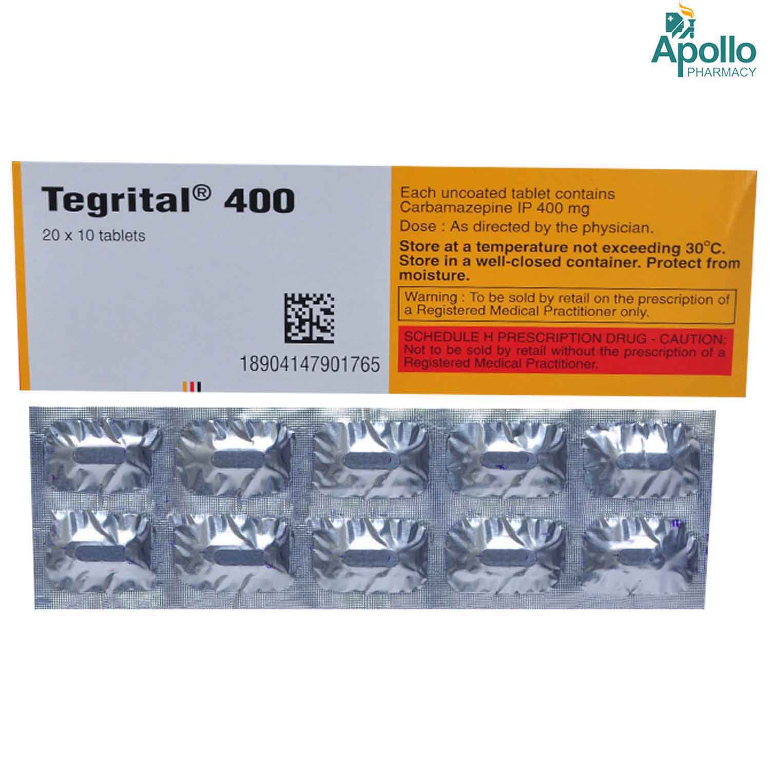 TEGRITAL 400MG TABLET Price, Uses, Side Effects, Composition - Apollo ...