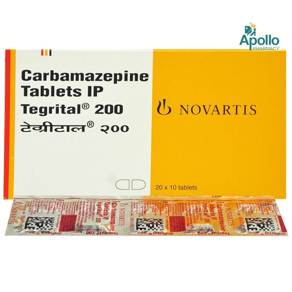 Tegrital 200 Tablet 10's Price, Uses, Side Effects, Composition ...