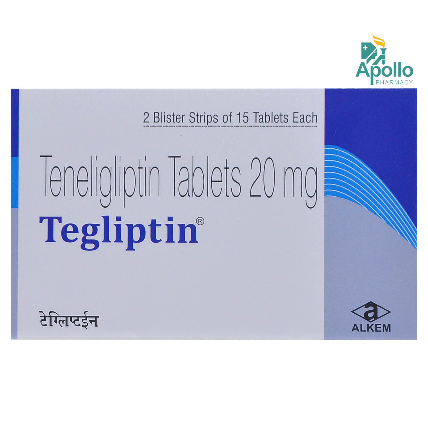 Tegliptin 20 Tablet 15's Price, Uses, Side Effects, Composition ...