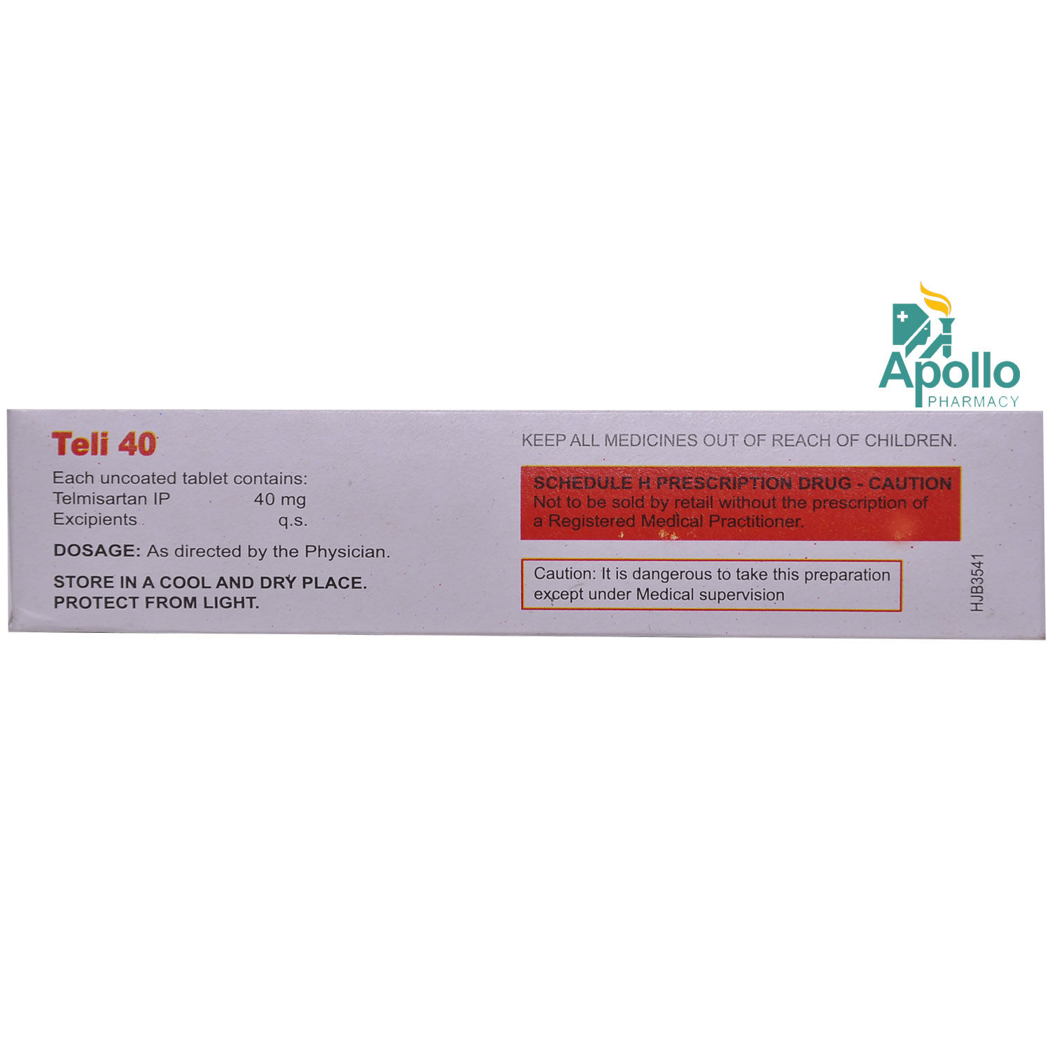 TELI 40MG TABLET Price, Uses, Side Effects, Composition - Apollo Pharmacy