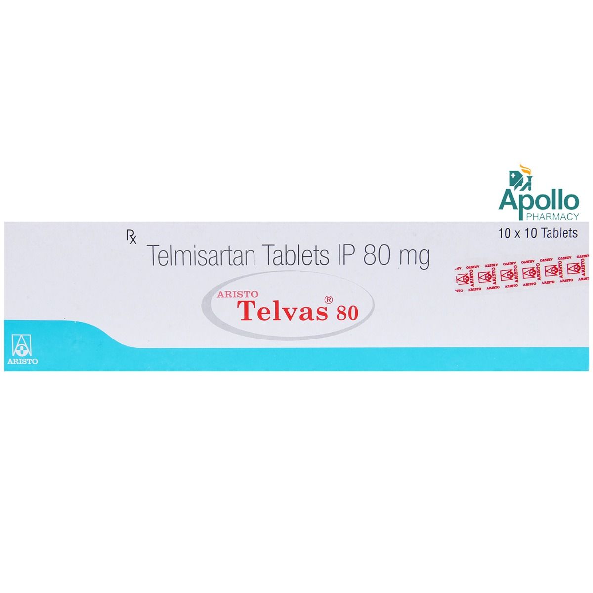 Telvas 80 Tablet 10's Price, Uses, Side Effects, Composition - Apollo ...