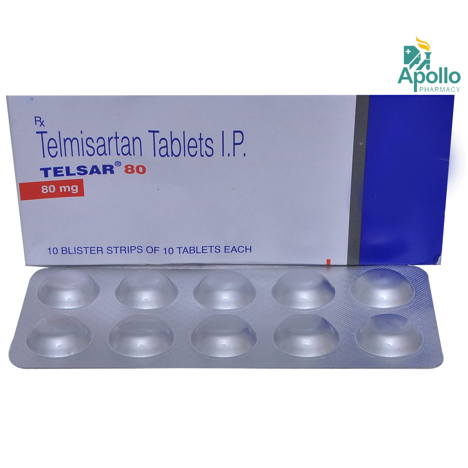 Telsar 80 Tablet 10's Price, Uses, Side Effects, Composition - Apollo ...