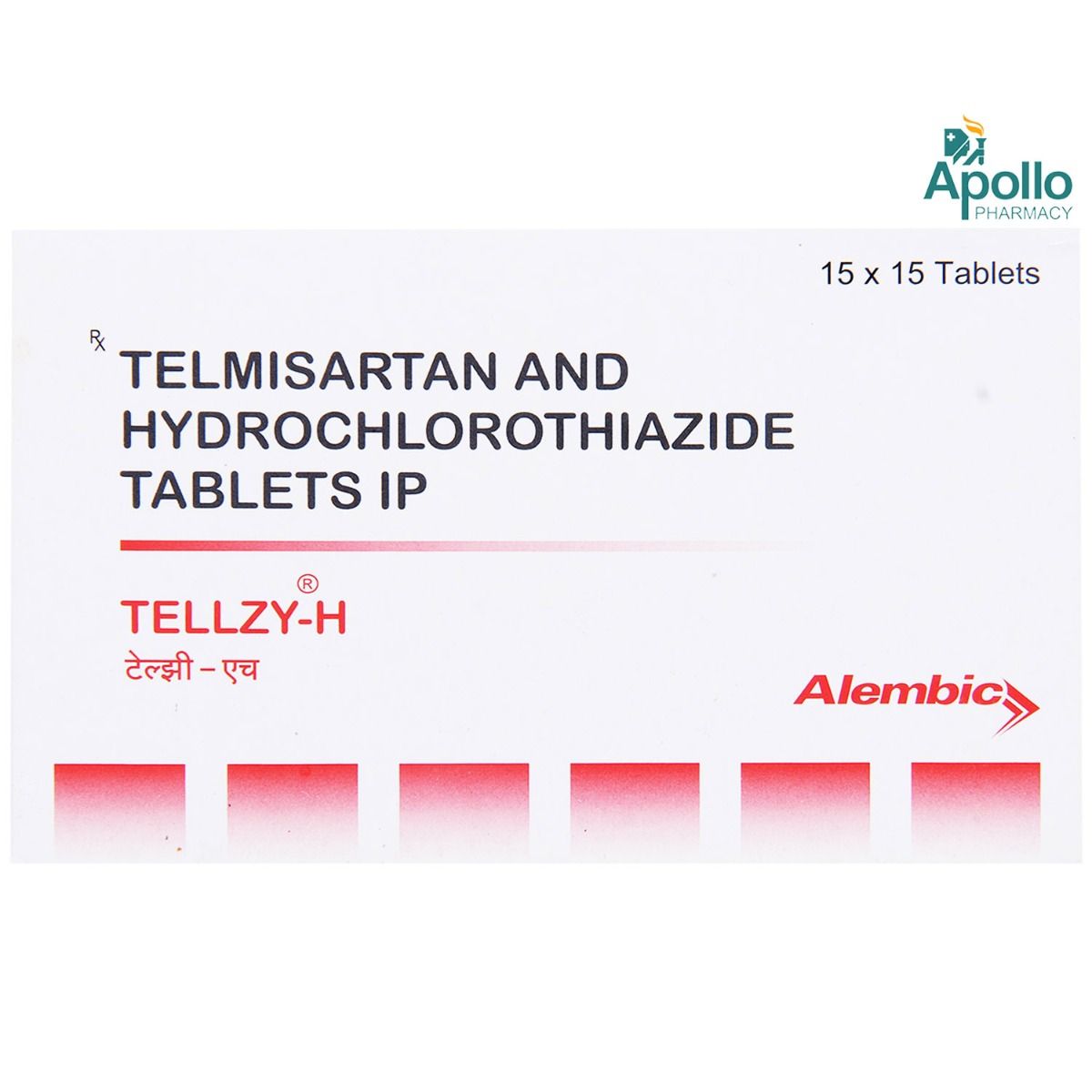 Tellzy-H Tablet 15's Price, Uses, Side Effects, Composition - Apollo ...