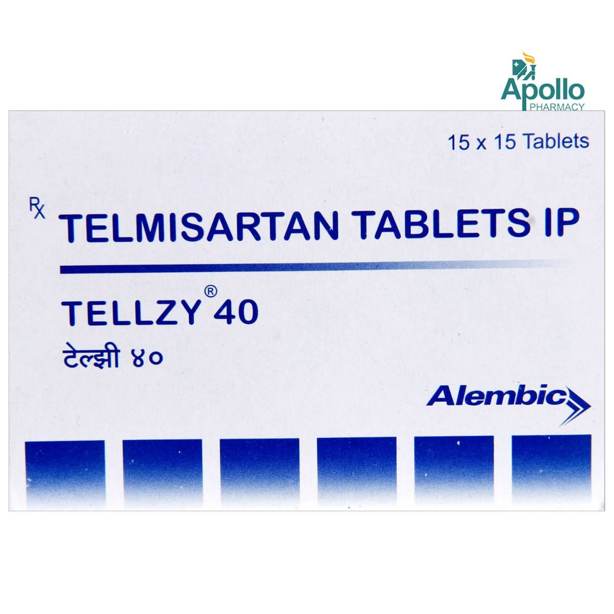 Tellzy 40 Tablet 15's Price, Uses, Side Effects, Composition - Apollo ...