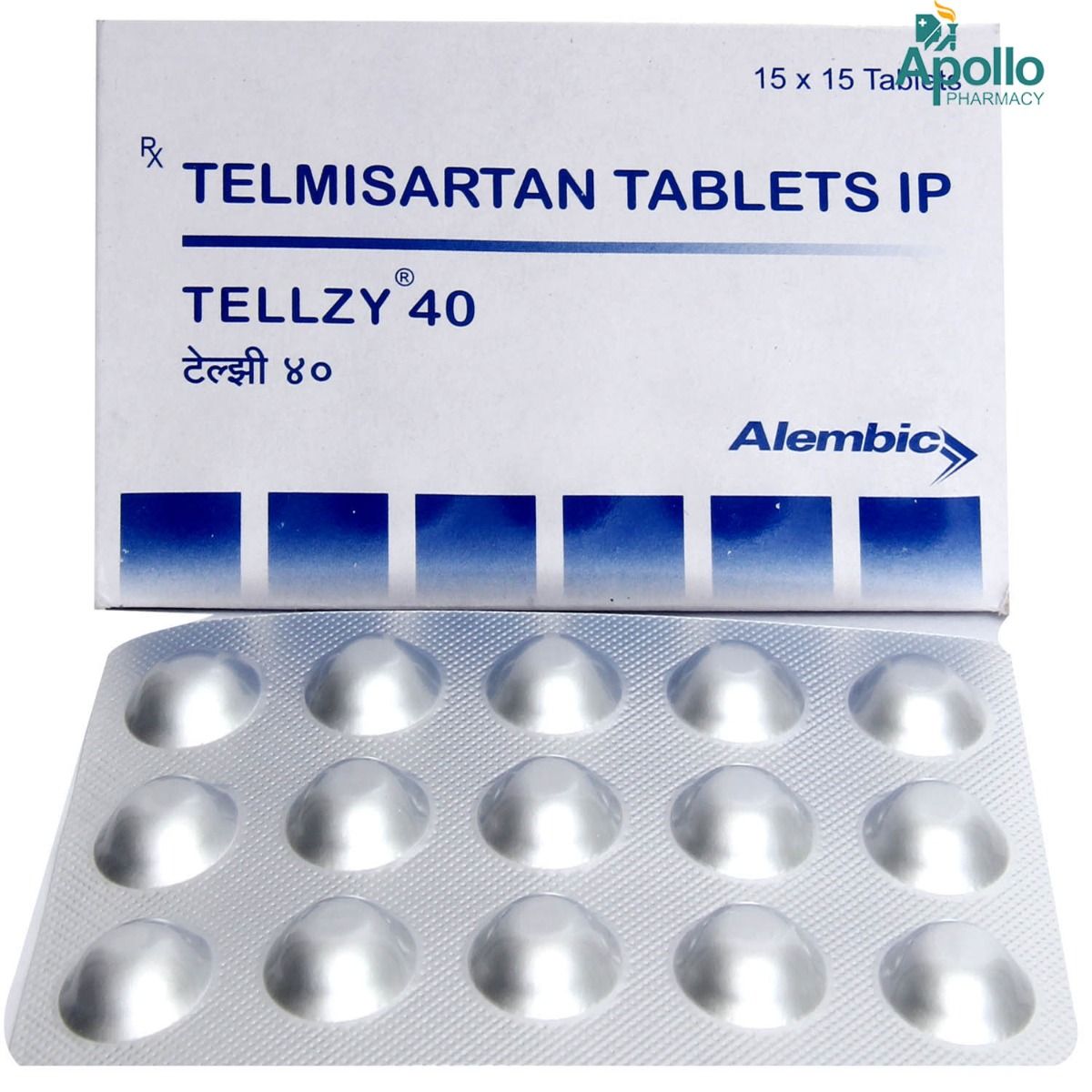 Tellzy 40 Tablet 15's Price, Uses, Side Effects, Composition - Apollo ...