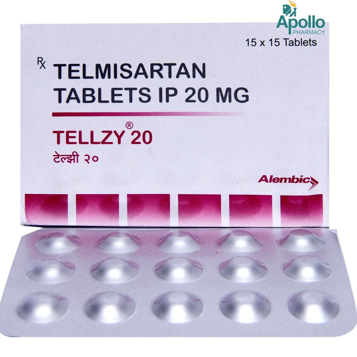 Tellzy 20 Tablet 15's Price, Uses, Side Effects, Composition - Apollo ...