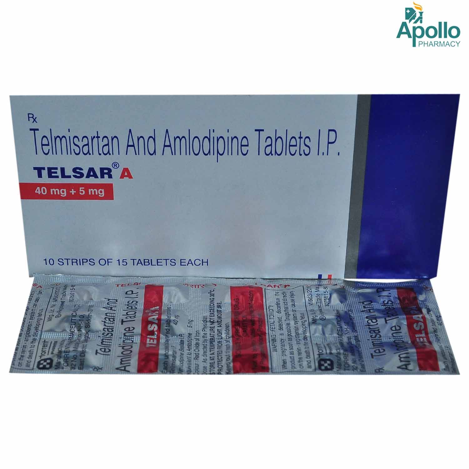 Telsar A Tablet 15's Price, Uses, Side Effects, Composition - Apollo ...