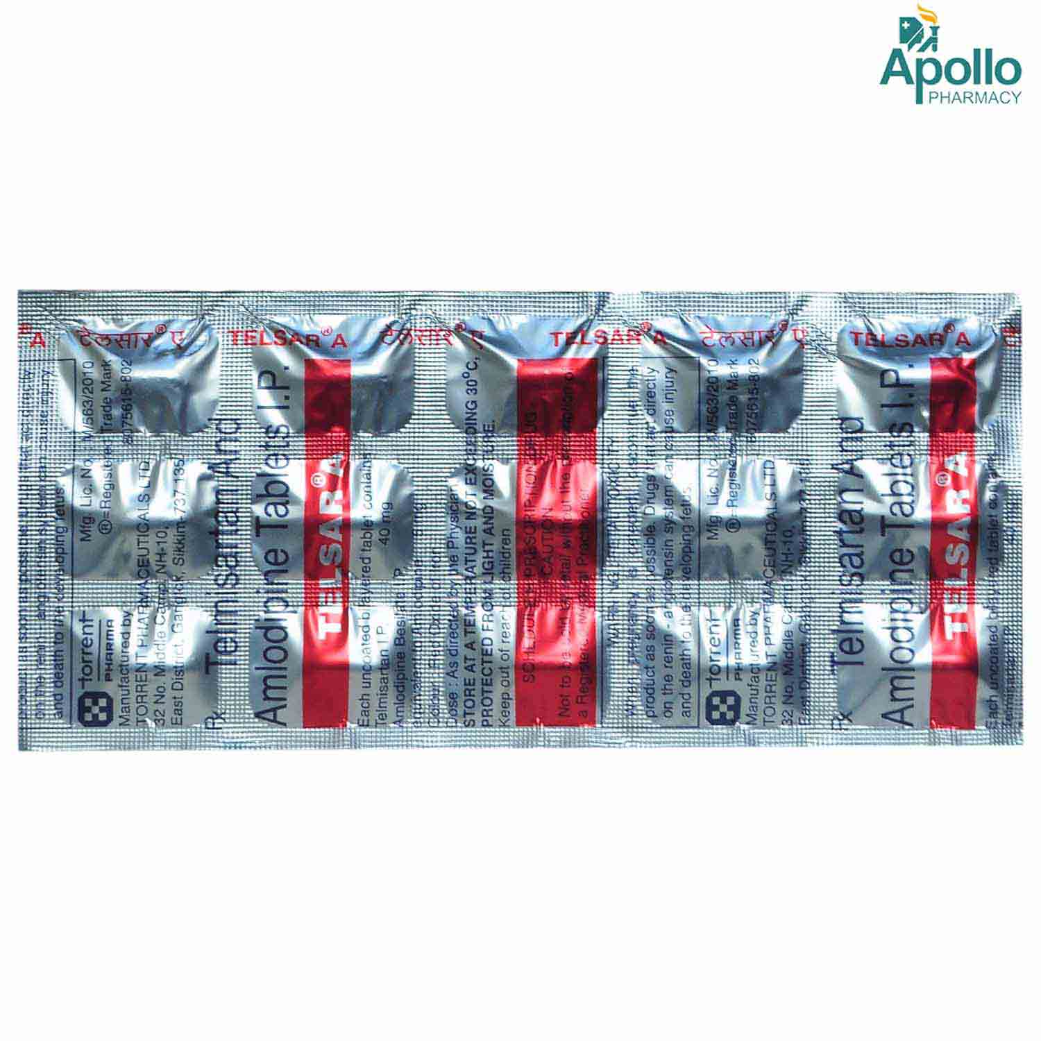 Telsar A Tablet 15's Price, Uses, Side Effects, Composition - Apollo ...