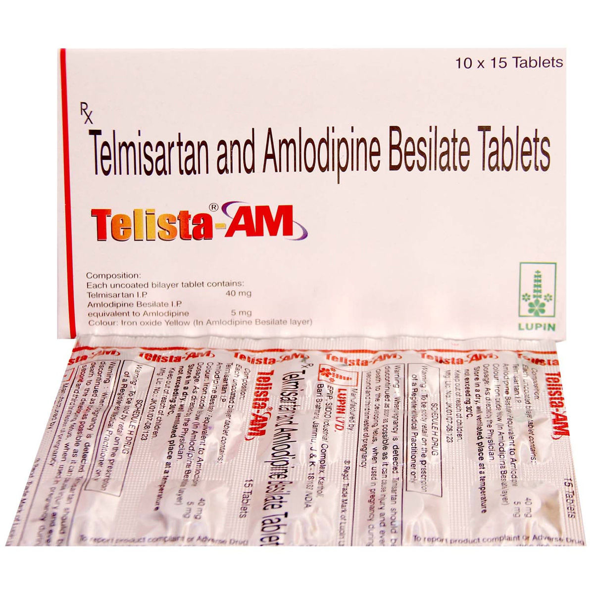 Telista-AM Tablet 15's Price, Uses, Side Effects, Composition - Apollo ...