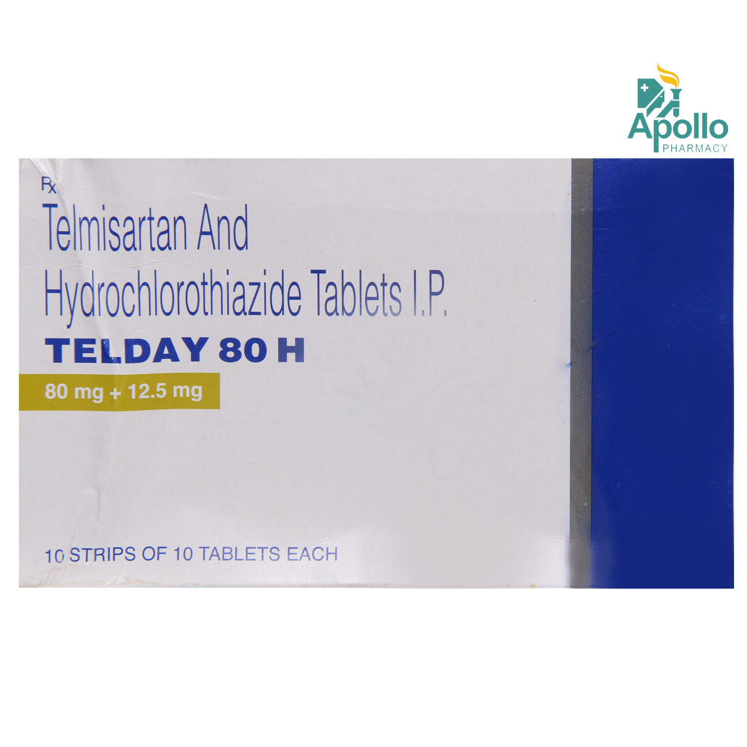 Telday 80 H Tablet 10's Price, Uses, Side Effects, Composition - Apollo ...
