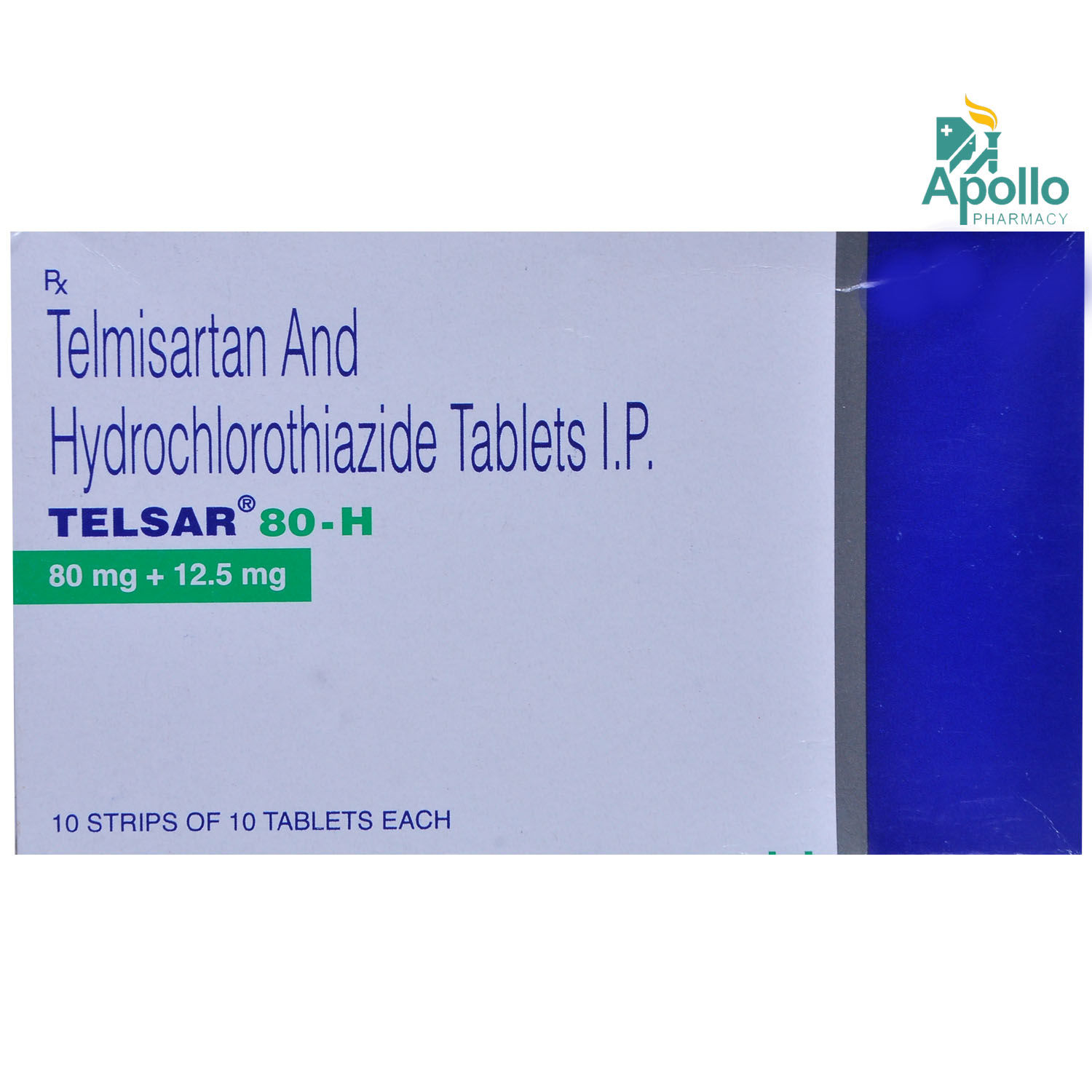 Telsar 80-H Tablet 10's Price, Uses, Side Effects, Composition - Apollo ...