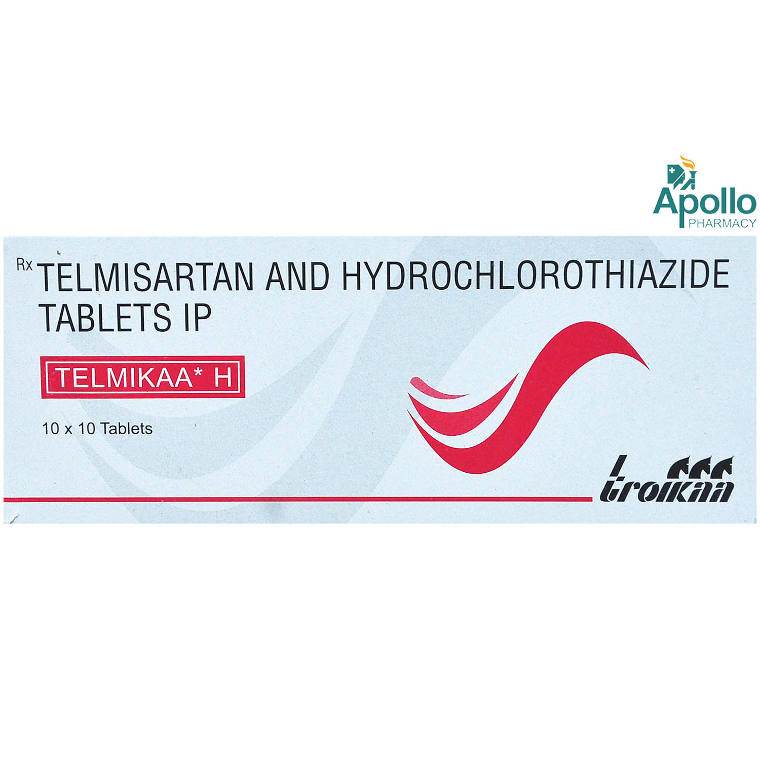 Telmikaa H Tablet 10's Price, Uses, Side Effects, Composition - Apollo ...