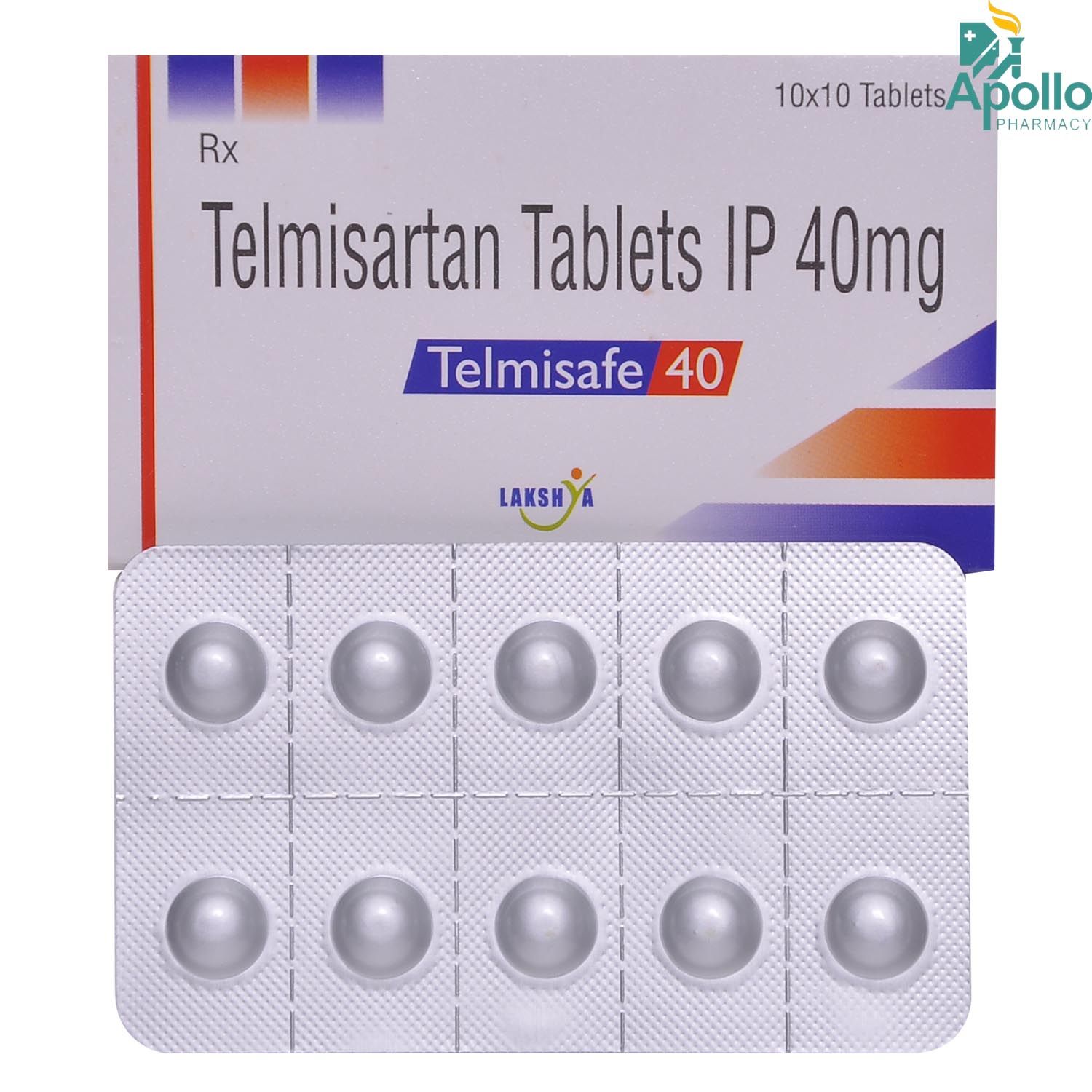 Telmisafe 40 Tablet 10's Price, Uses, Side Effects, Composition ...