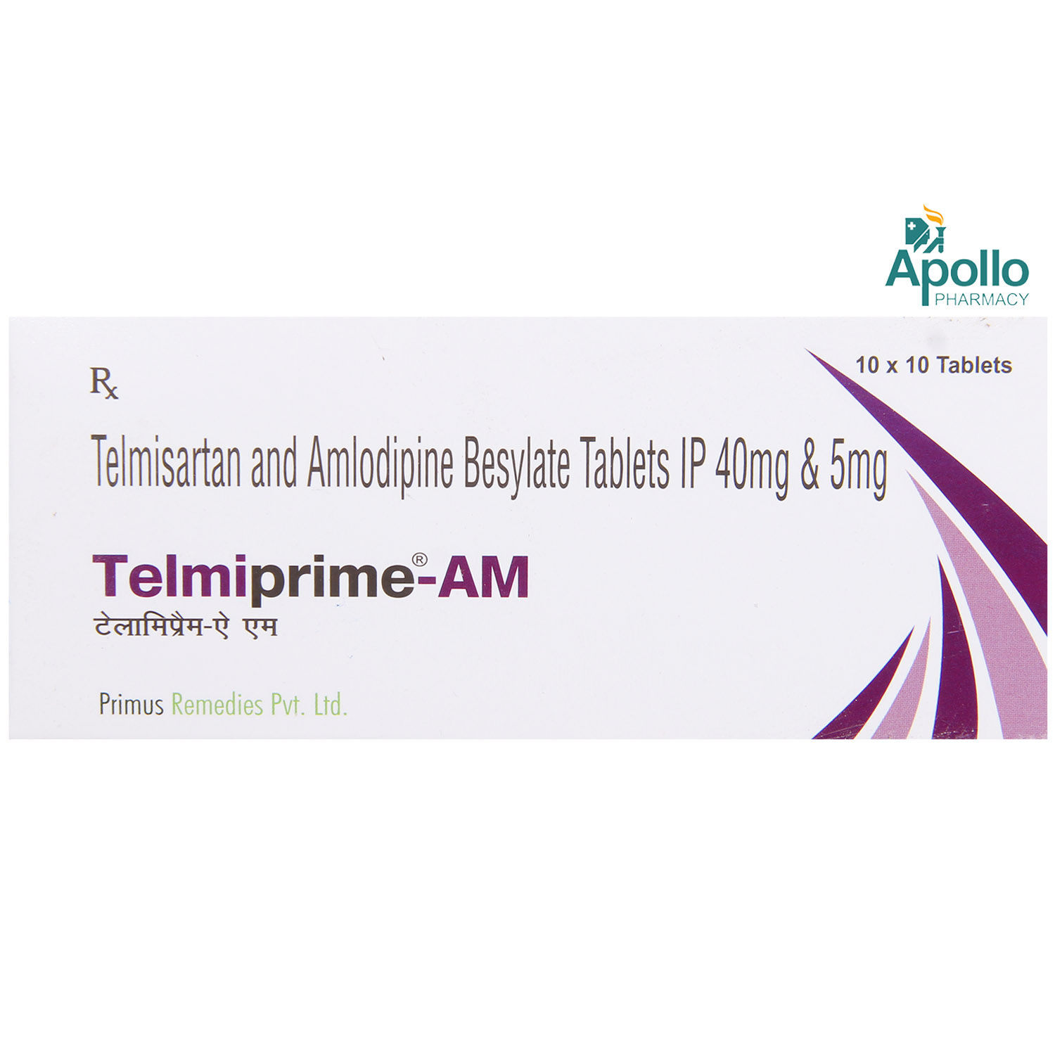 Telmiprime-AM Tablet 10's Price, Uses, Side Effects, Composition ...