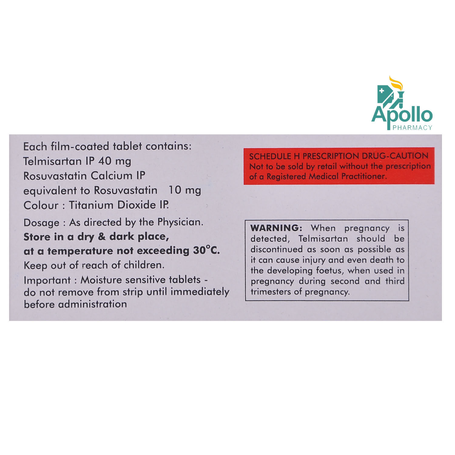 Telrose Tablet 10's Price, Uses, Side Effects, Composition - Apollo ...