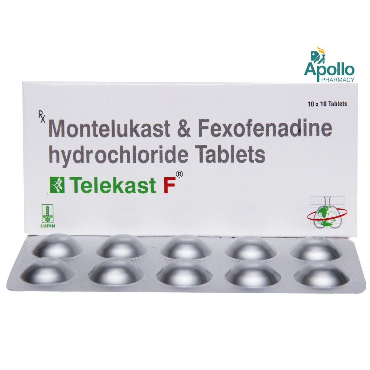 Telekast F Tablet 10's Price, Uses, Side Effects, Composition - Apollo ...