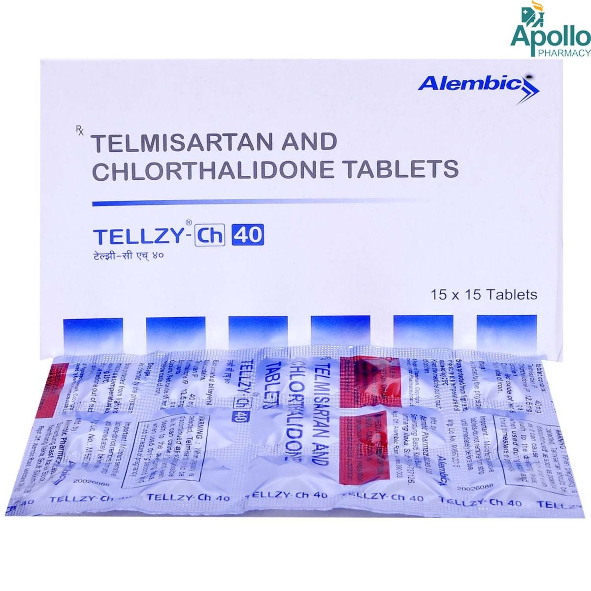 Tellzy-CH 40 Tablet 15's Price, Uses, Side Effects, Composition ...