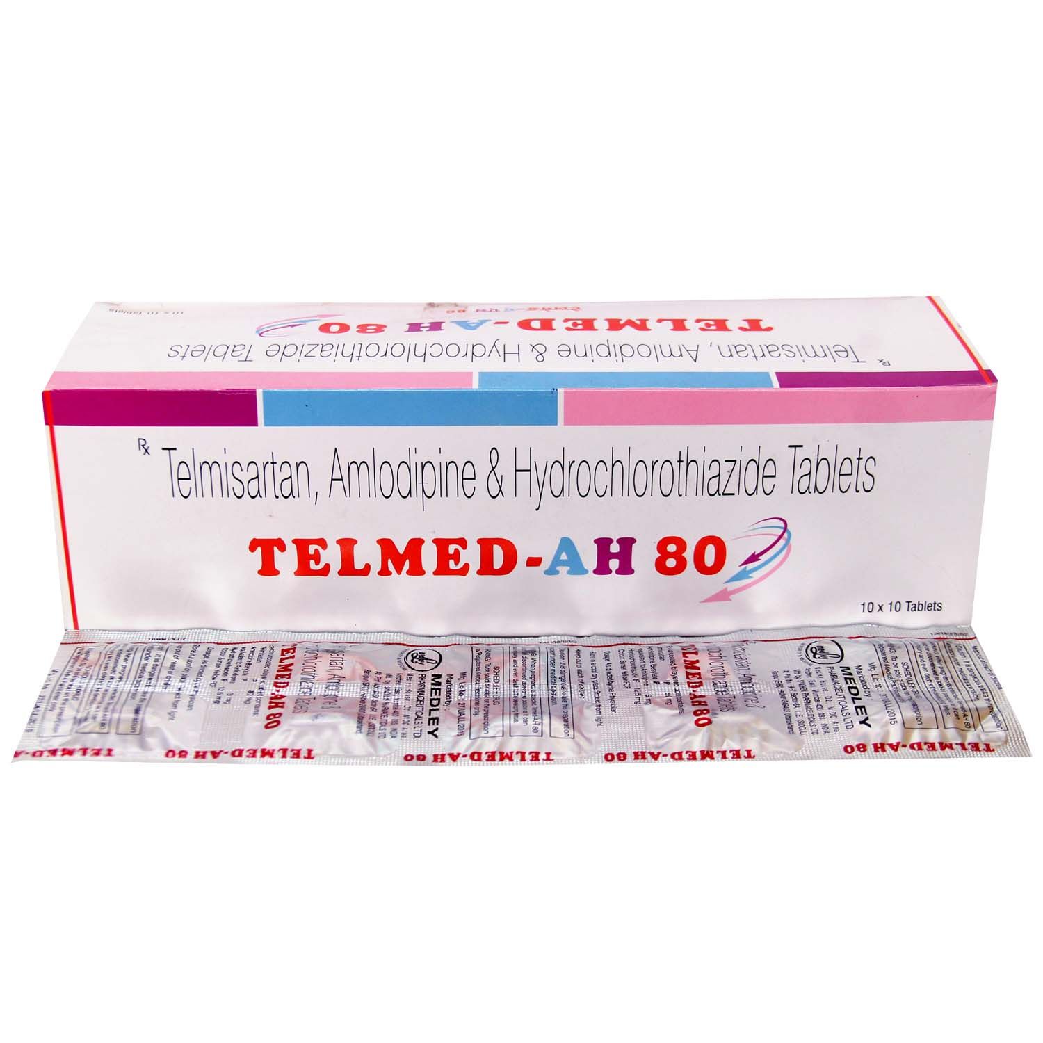 Telmed-AH 80 Tablet 10's Price, Uses, Side Effects, Composition ...
