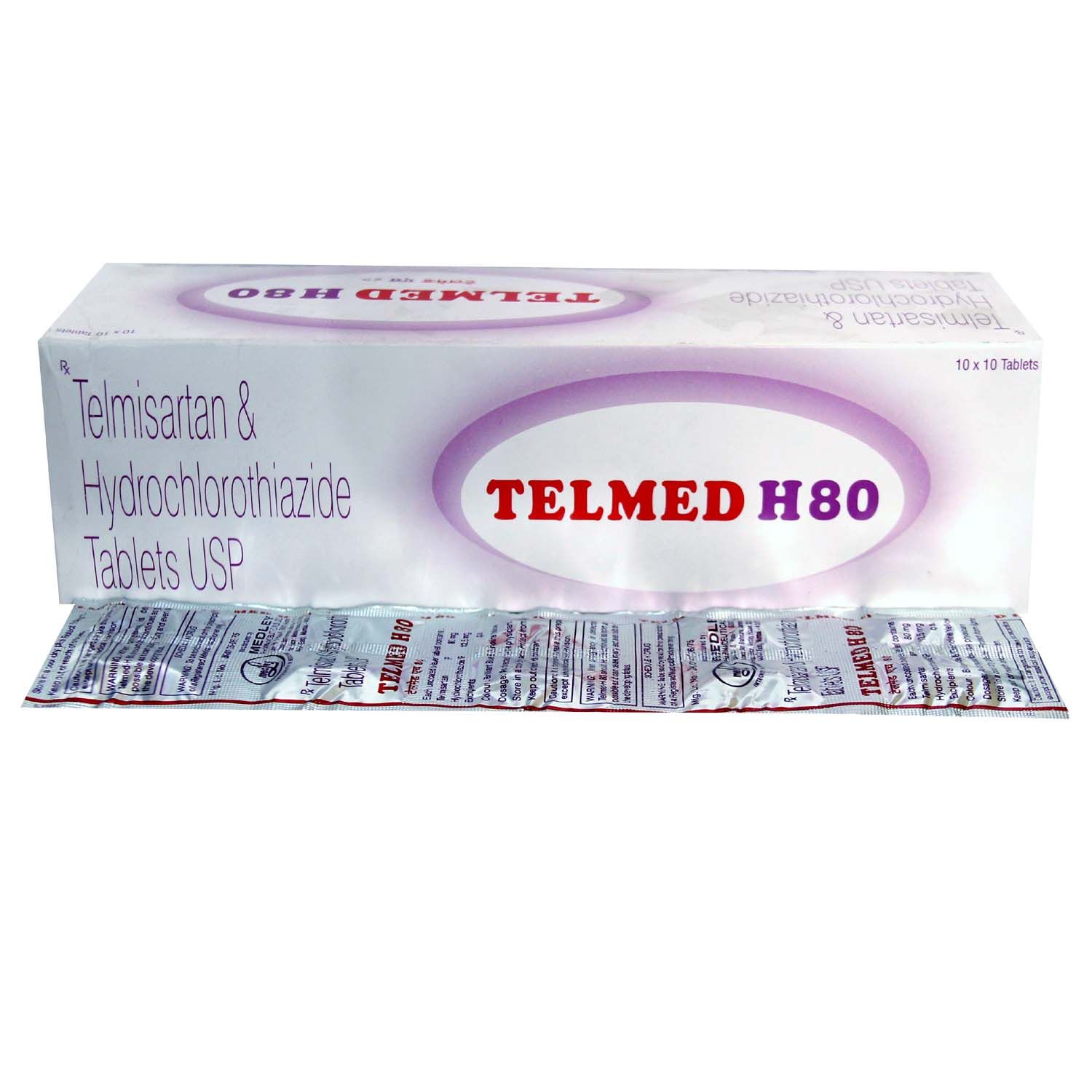TELMED H 80MG TABLET Price, Uses, Side Effects, Composition - Apollo ...