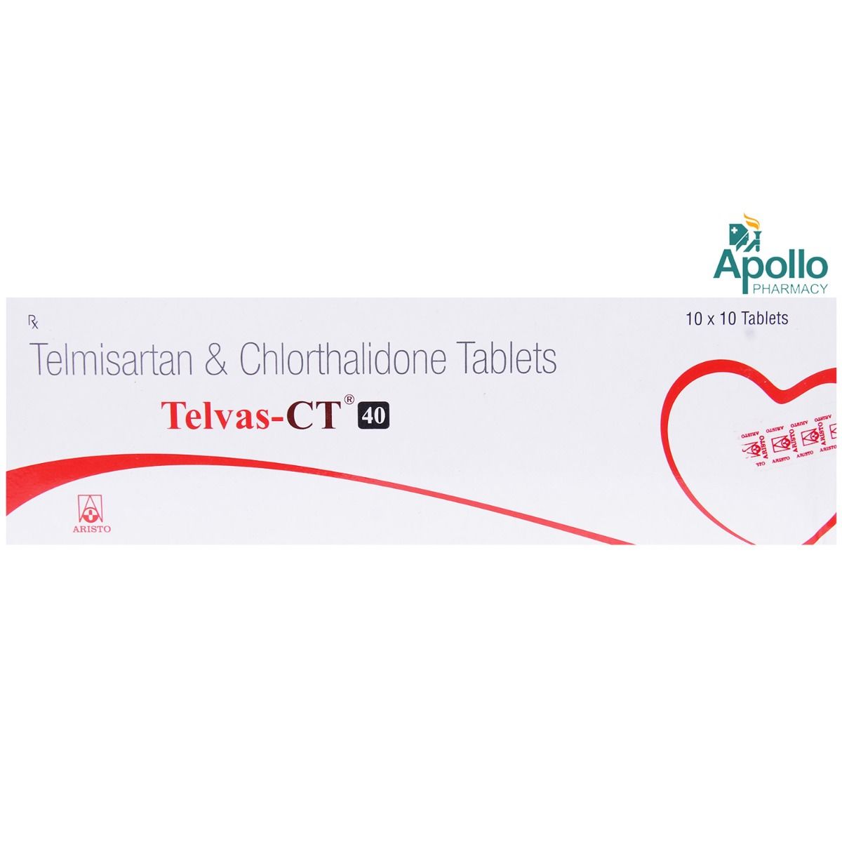 Telvas-CT 40 Tablet 10's Price, Uses, Side Effects, Composition ...