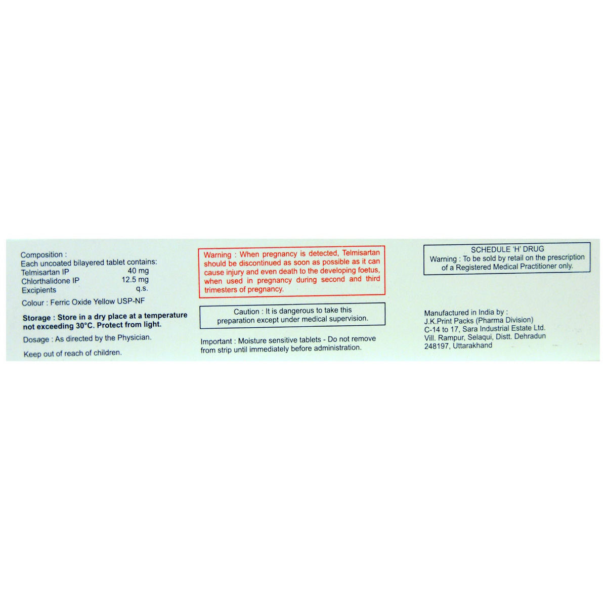 Telmikind CT 40 Tablet 10's Price, Uses, Side Effects, Composition ...