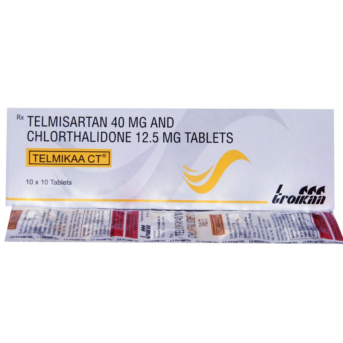 Telmikaa CT Tablet 10's Price, Uses, Side Effects, Composition - Apollo ...
