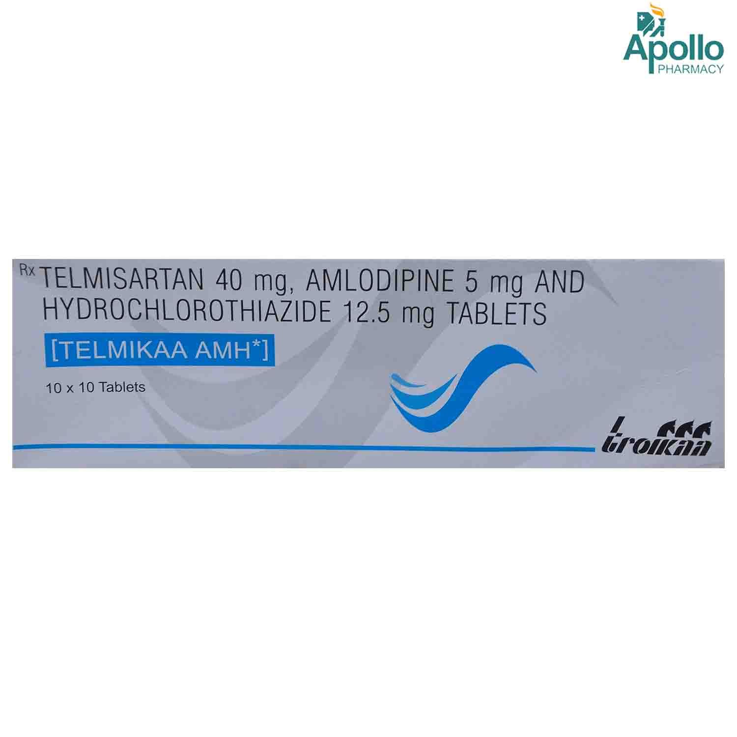 Telmikaa AMH Tablet 10's Price, Uses, Side Effects, Composition ...