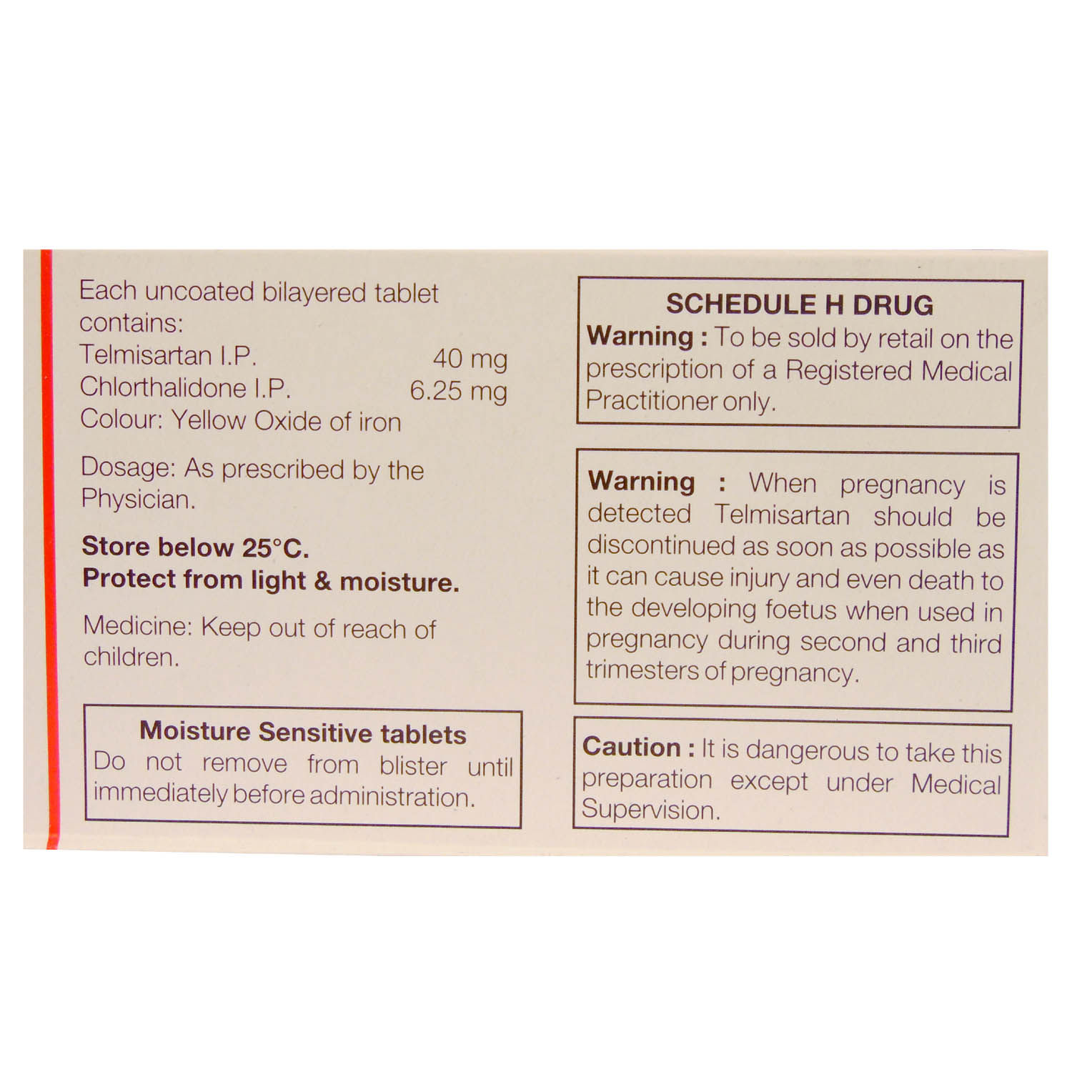 TELPRES CT 40MG6.25MG TABLET Price, Uses, Side Effects, Composition ...