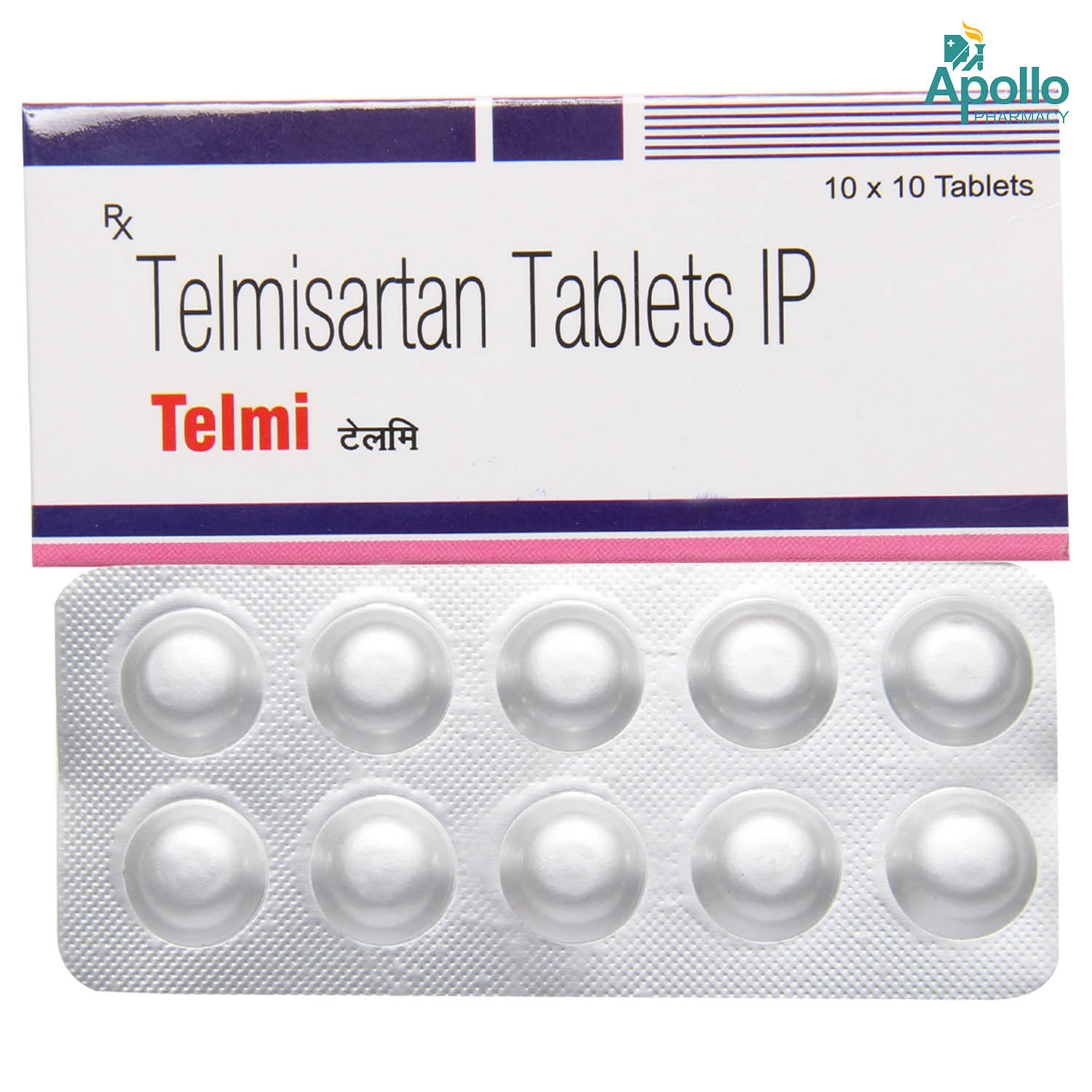 TELMI 40MG TABLET Price, Uses, Side Effects, Composition - Apollo Pharmacy
