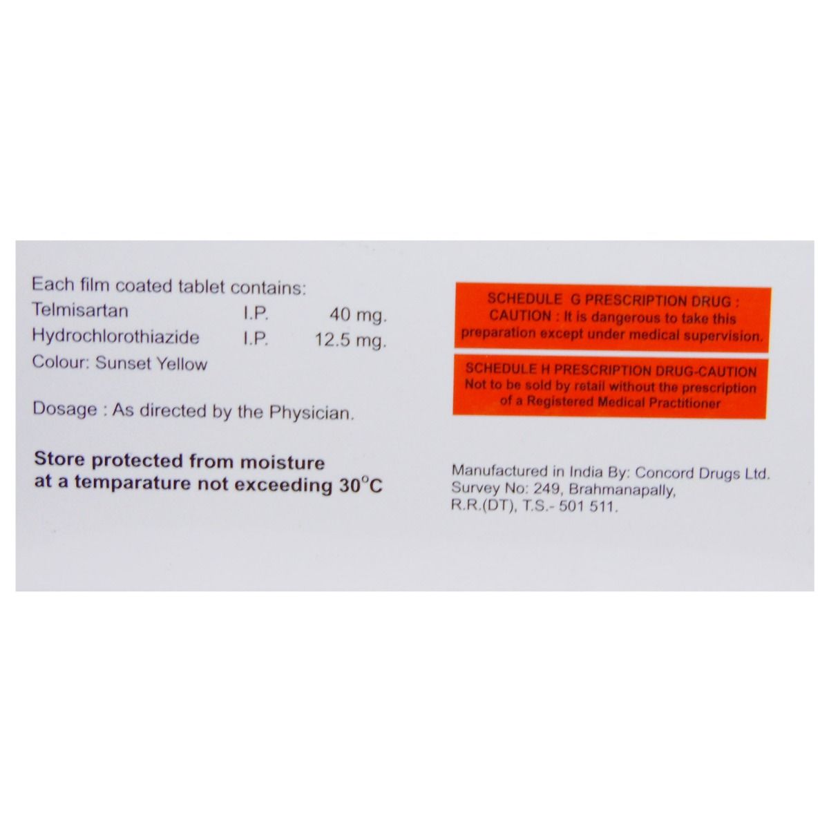 TELMI H 40MG TABLET Price, Uses, Side Effects, Composition - Apollo ...