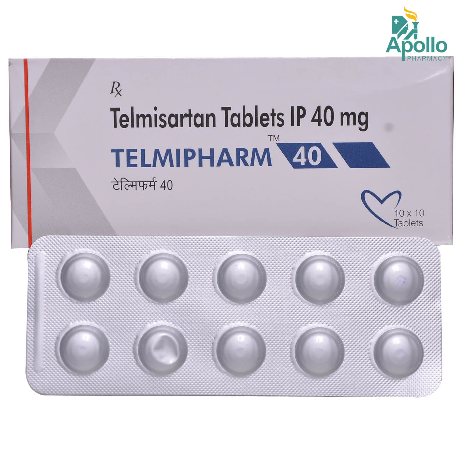 TELMIPHARM 40MG TABLET Price, Uses, Side Effects, Composition - Apollo ...