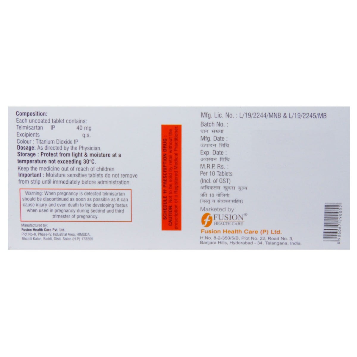 TELDAWN 40MG TABLET Price, Uses, Side Effects, Composition - Apollo ...