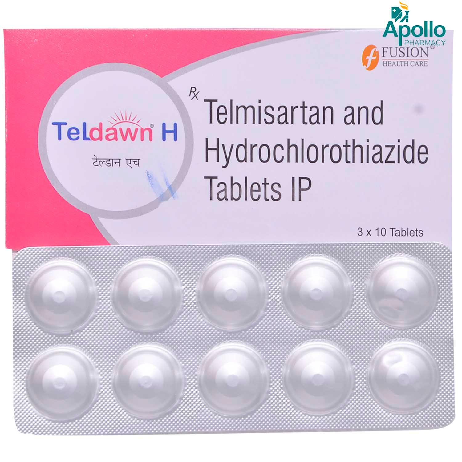 Teldawn H Tablet 10's Price, Uses, Side Effects, Composition - Apollo ...