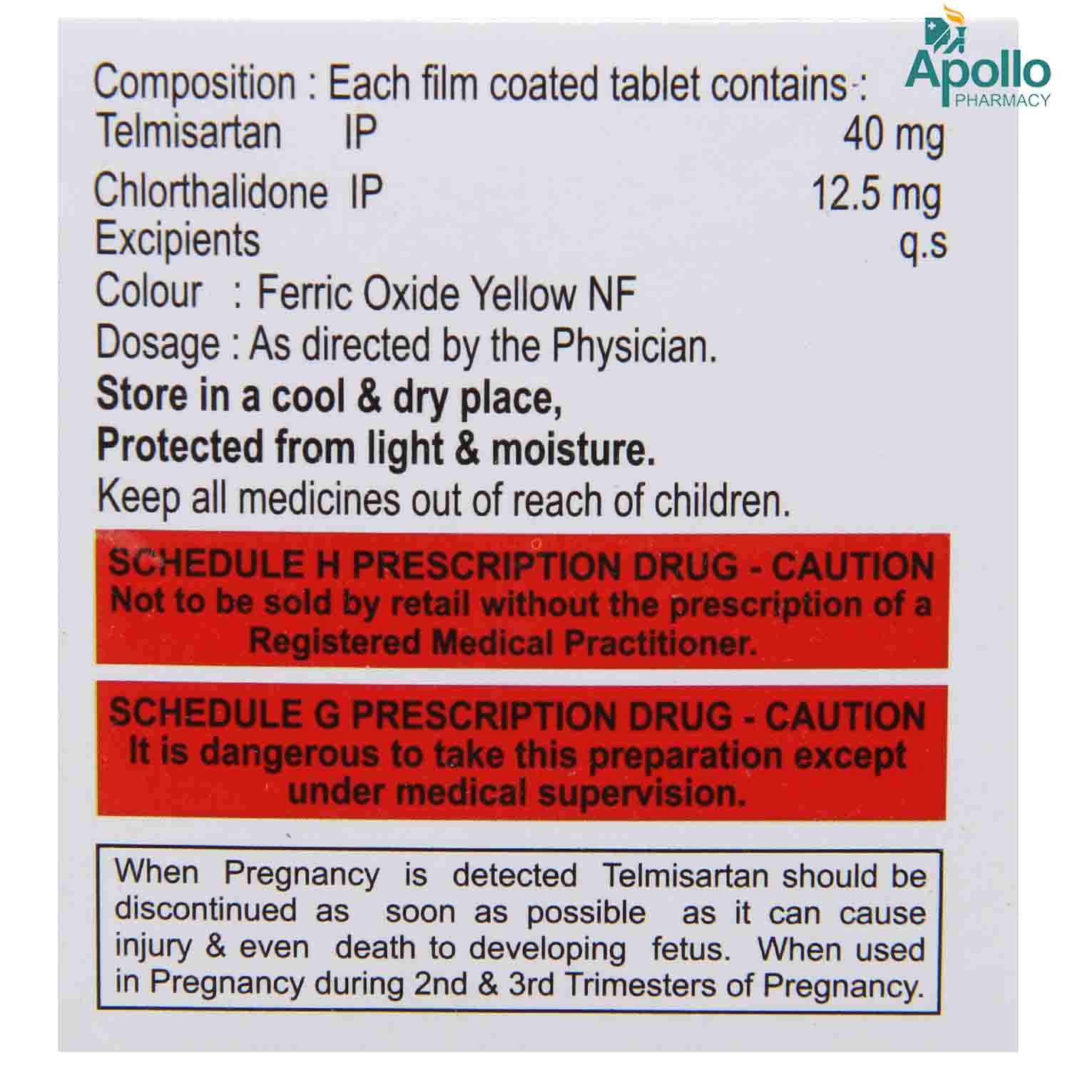 Teledoc CH 40 Tablet 10's Price, Uses, Side Effects, Composition ...
