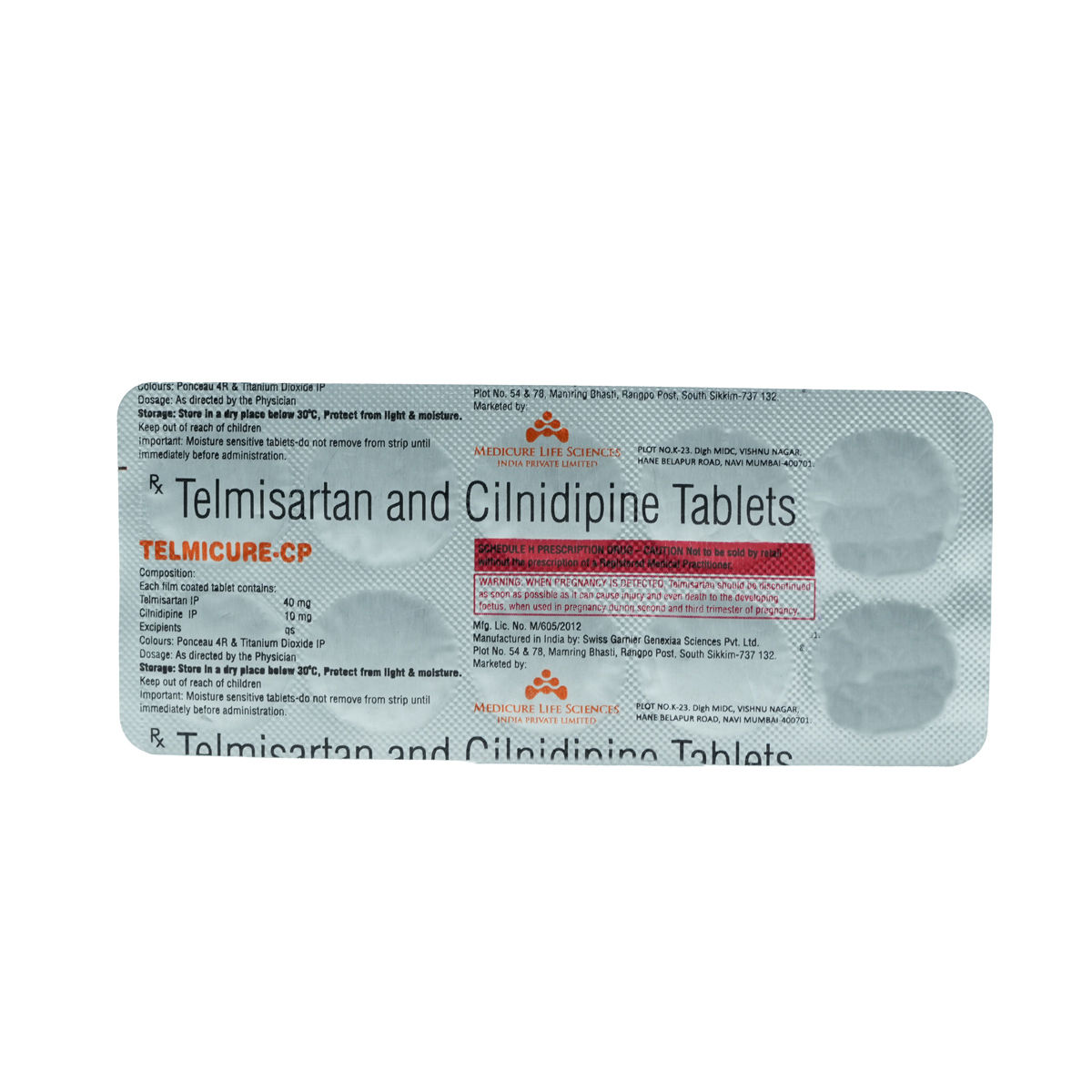 Telmicure-CP Tablet 10's Price, Uses, Side Effects, Composition ...