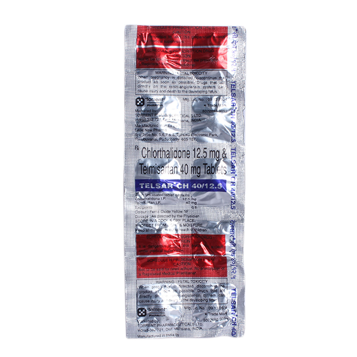 TELSAR CH 40/12.5MG TABLET 10'S Price, Uses, Side Effects, Composition ...