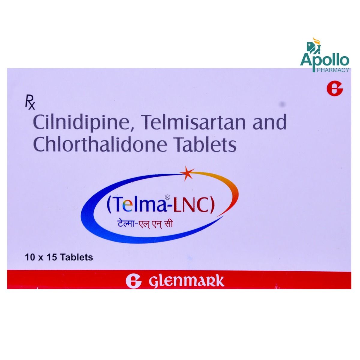 Telma-Lnc Tablet 15's Price, Uses, Side Effects, Composition - Apollo ...