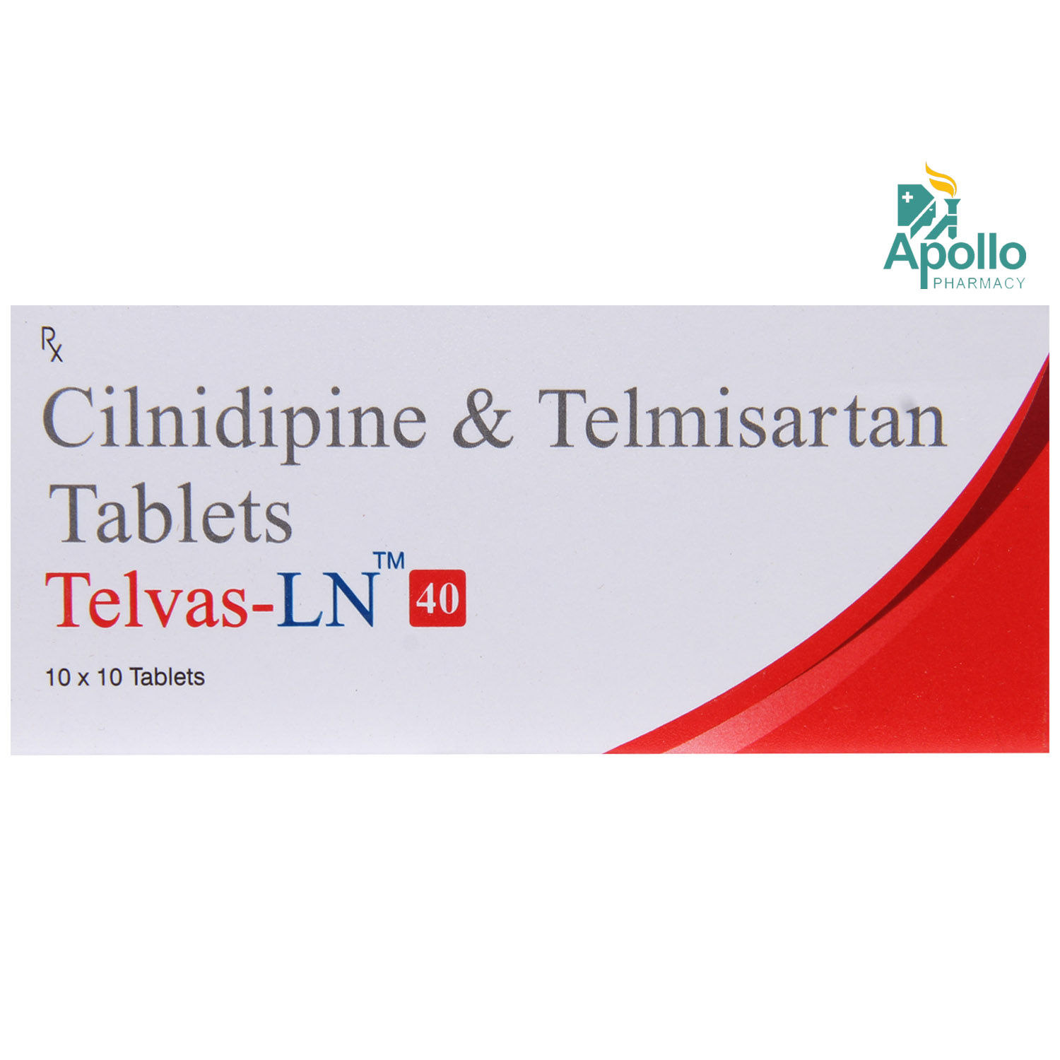 Telvas-LN 40 Tablet 10's Price, Uses, Side Effects, Composition ...